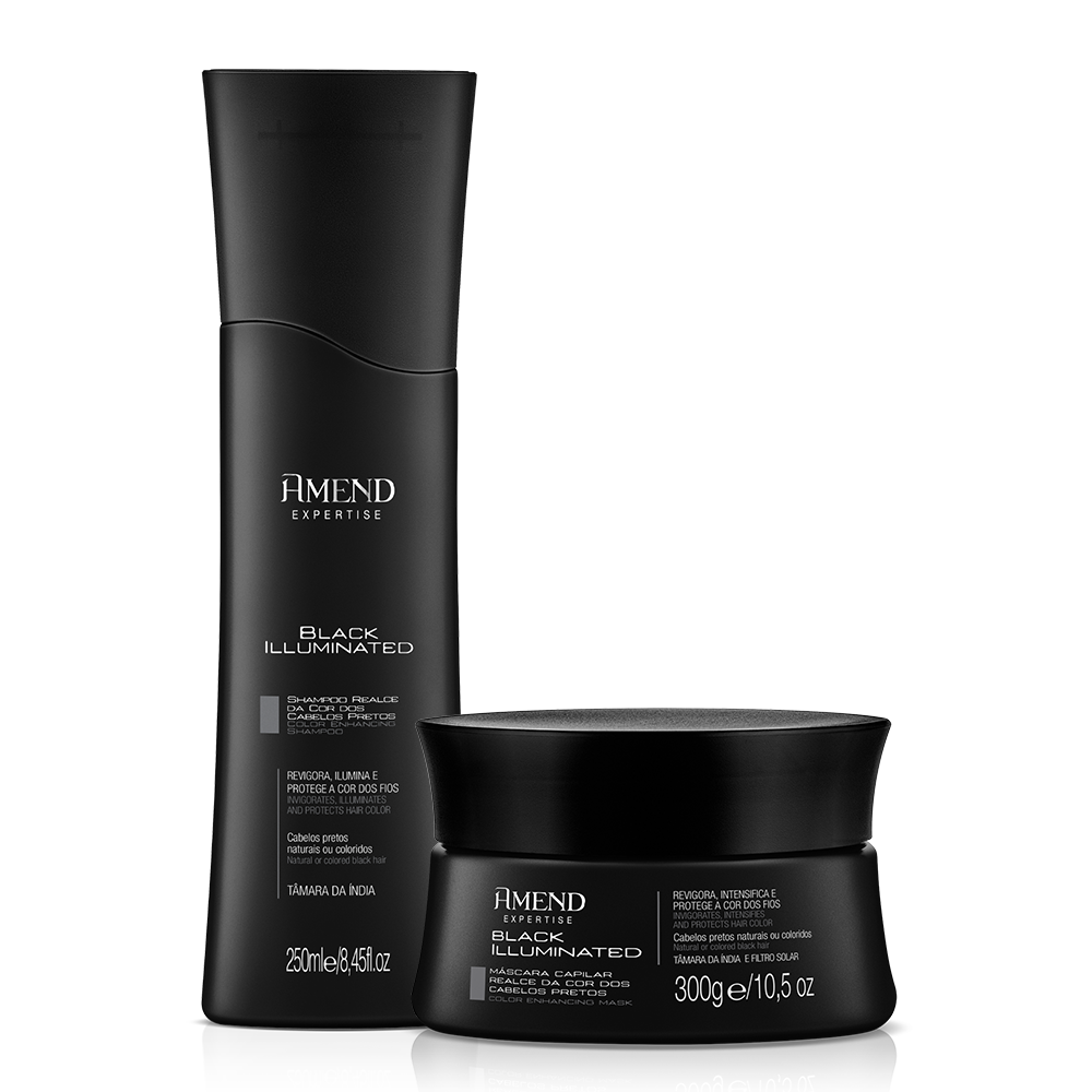 Amend - Kit Amend Expertise Black Illuminated | 2 produtos | KIT-544