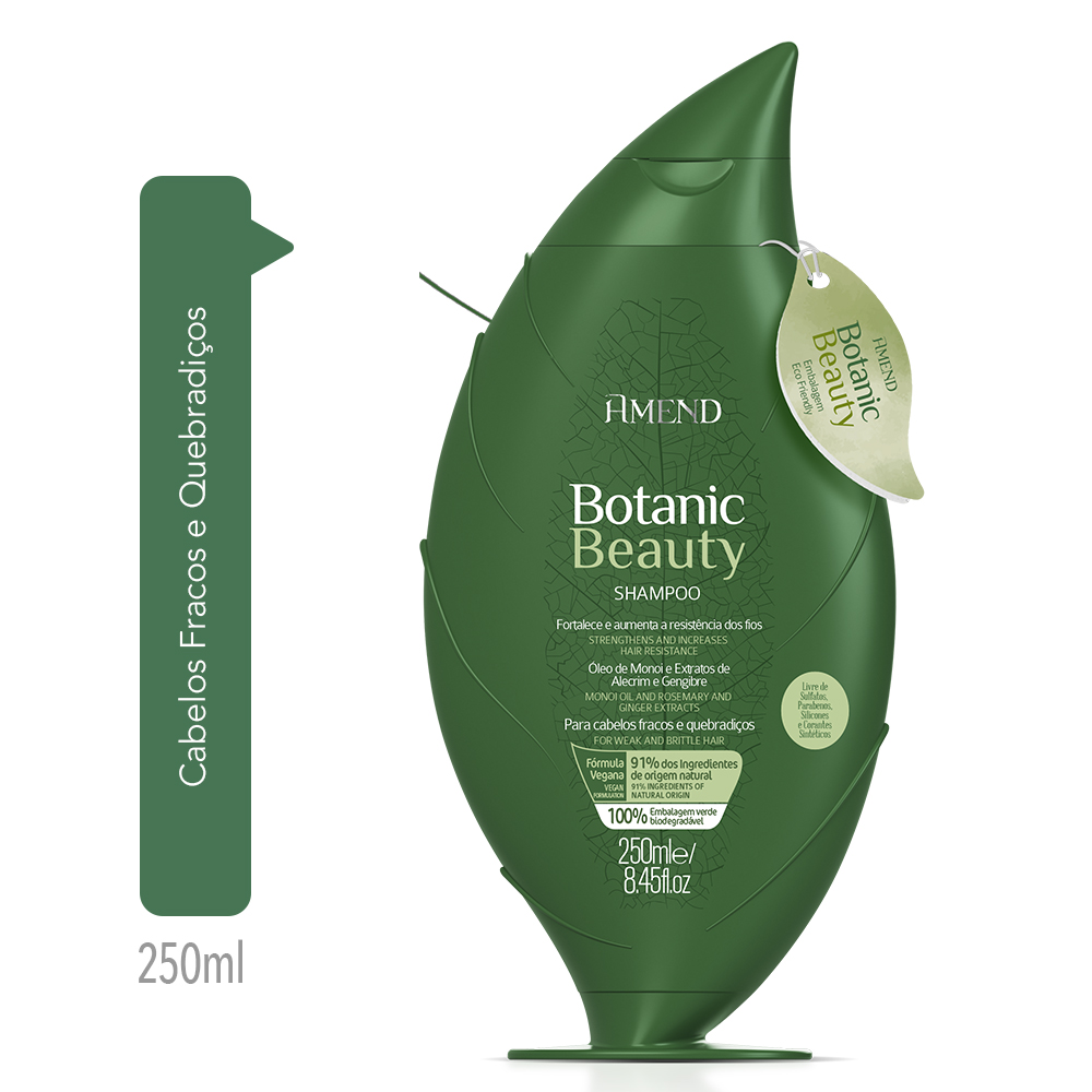 Amend - Shampoo Amend Botanic Beauty oleo De Monoi E Extratos De ...