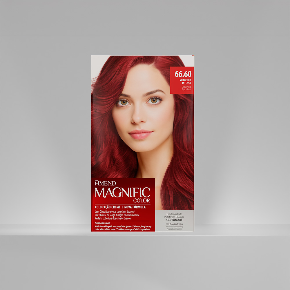 Amend - Kit Coloração Amend Magnific Color 66.60 Vermelho Intenso