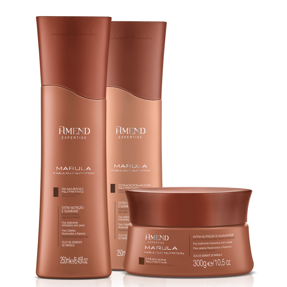 Amend - Kit Amend Expertise Marula Fabulous nutrition | 3 produtos