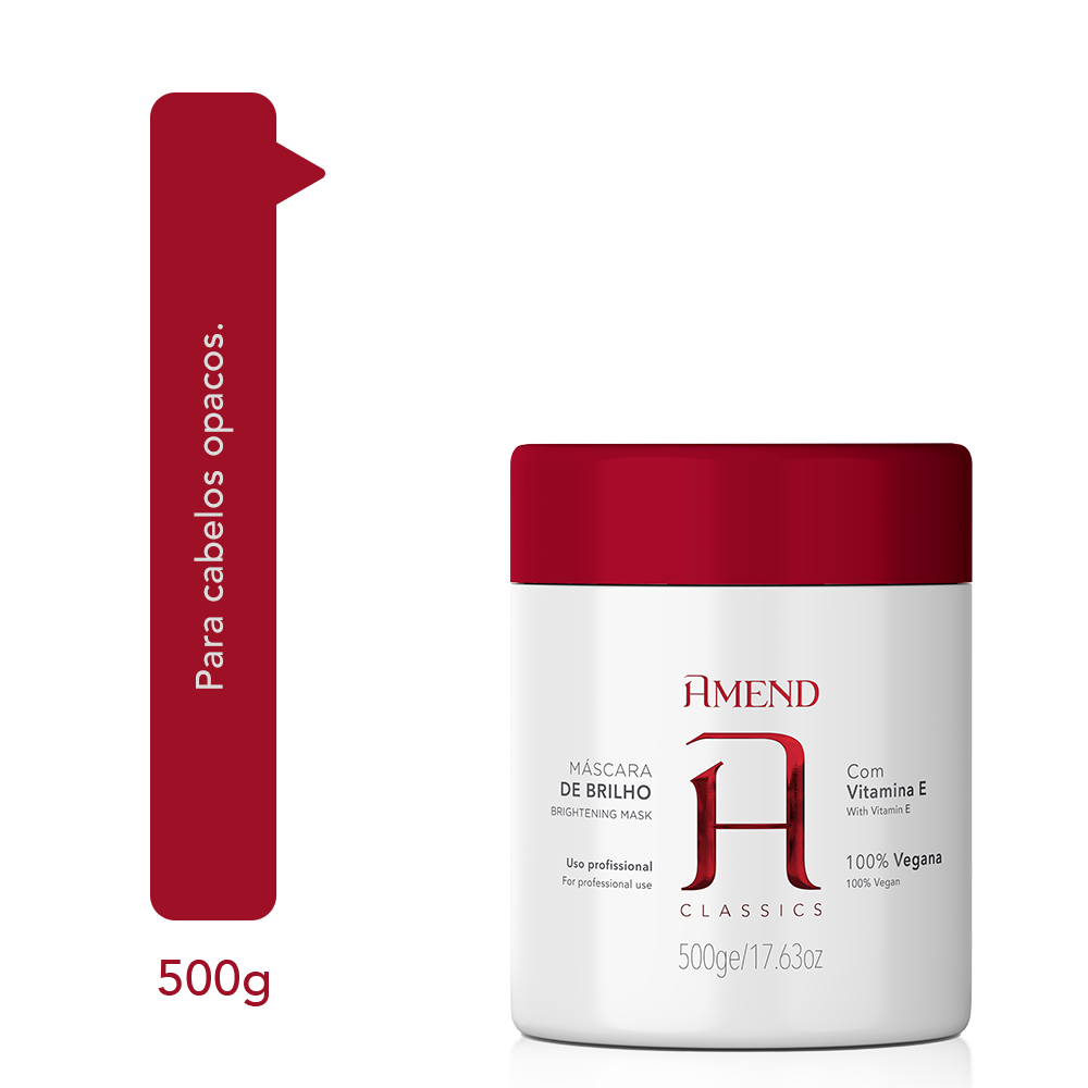 Amend - Mascara Brilho Com Vitamina E Amend 500G