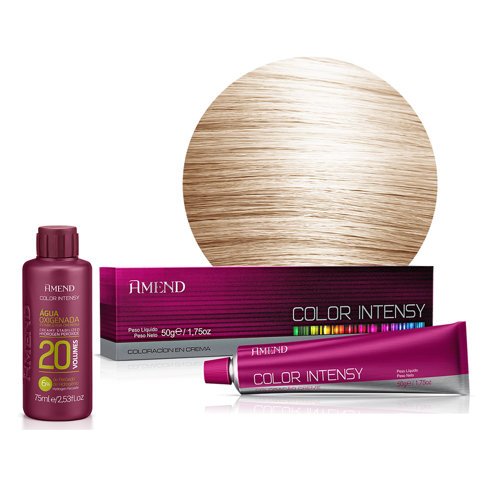 Amend - Kit Color Intensy 10 Louro Claríssimo + Ox 20