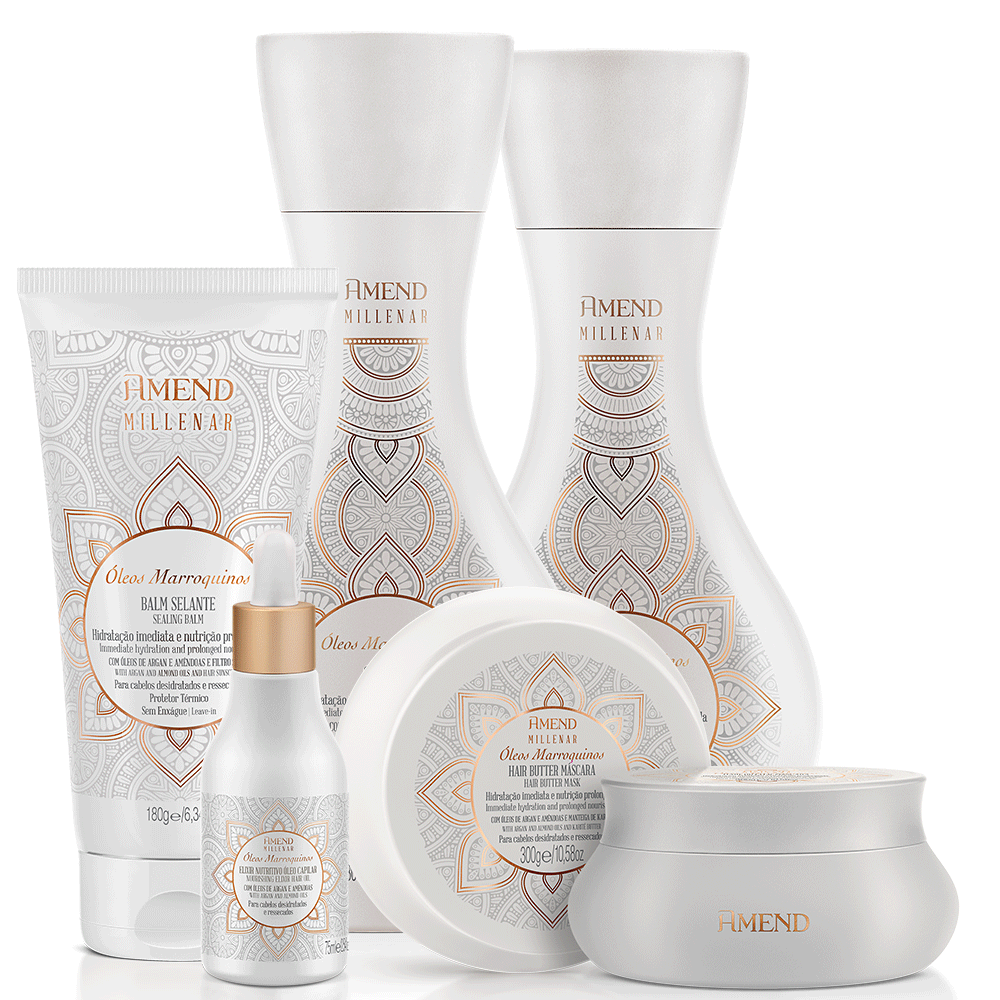 Amend - Kit Amend Millenar Óleos Marroquinos | 5 produtos