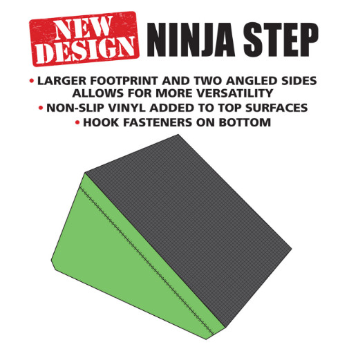 Ninja Challenge Course Slanted Steps, Set of 4