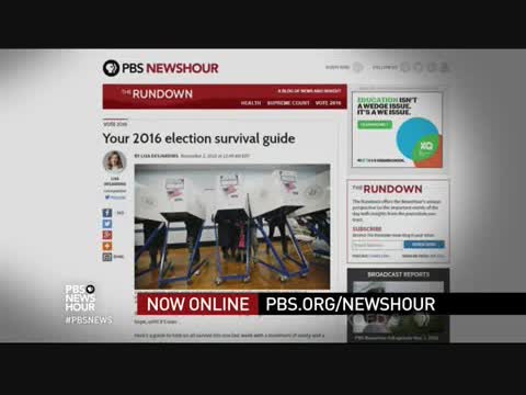 PBS NewsHour; November 2, 2016 6:00pm-7:01pm PDT - American Archive of ...
