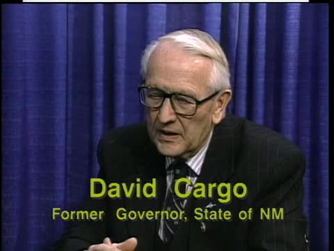 Report from Santa Fe; David Cargo - American Archive of Public Broadcasting