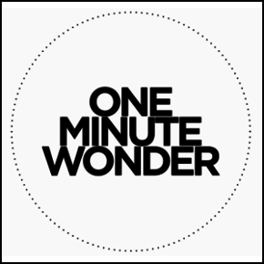 One Minute Wonder: A Series of Video Portraits in 60 Seconds Flat