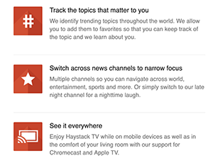 Haystack: Watch News For Free - The All My Faves Blog