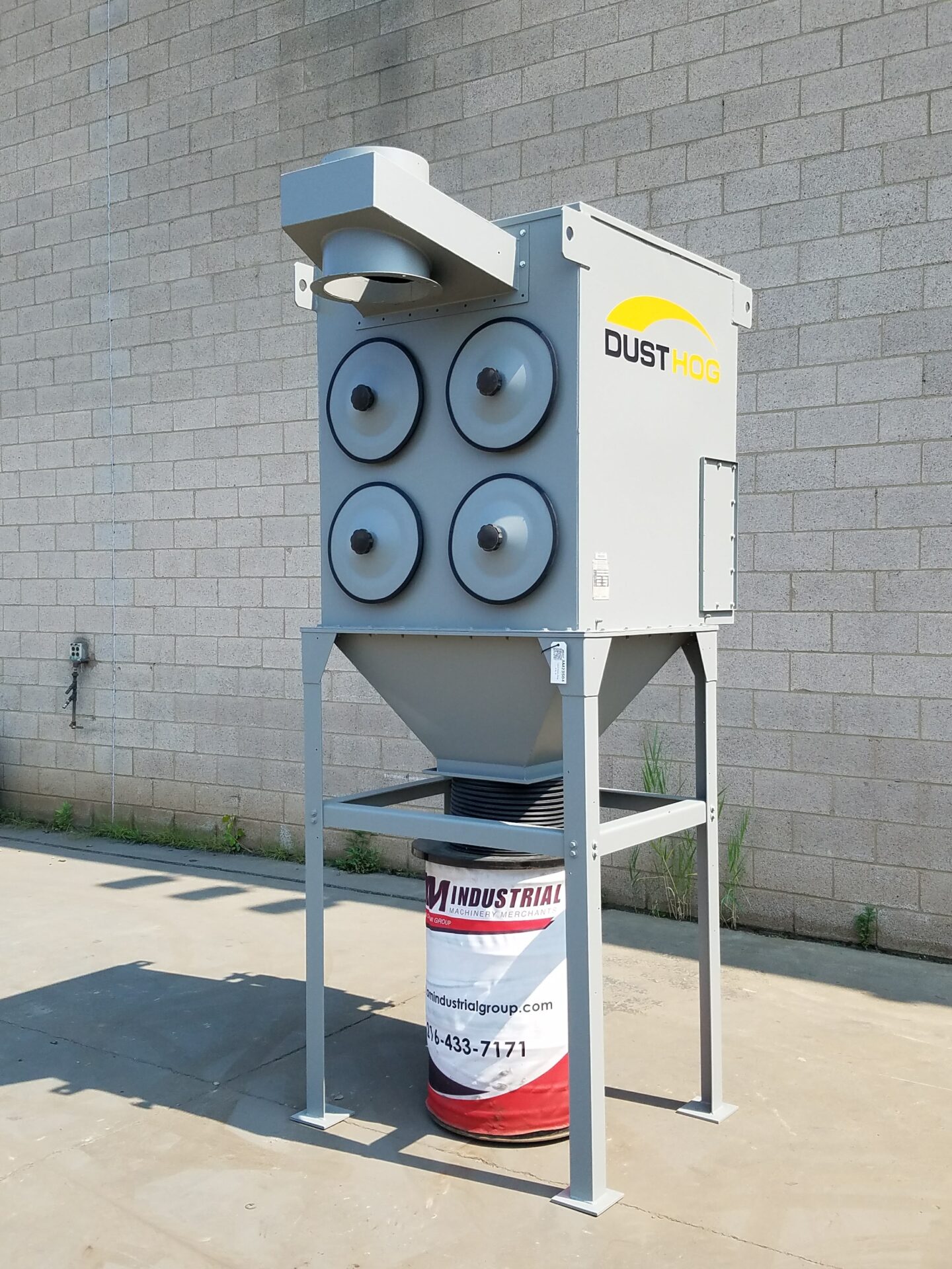 2,000 cfm Dust-Hog / UAS FJL-4 Cartridge Dust Collector AM23504 - AM ...