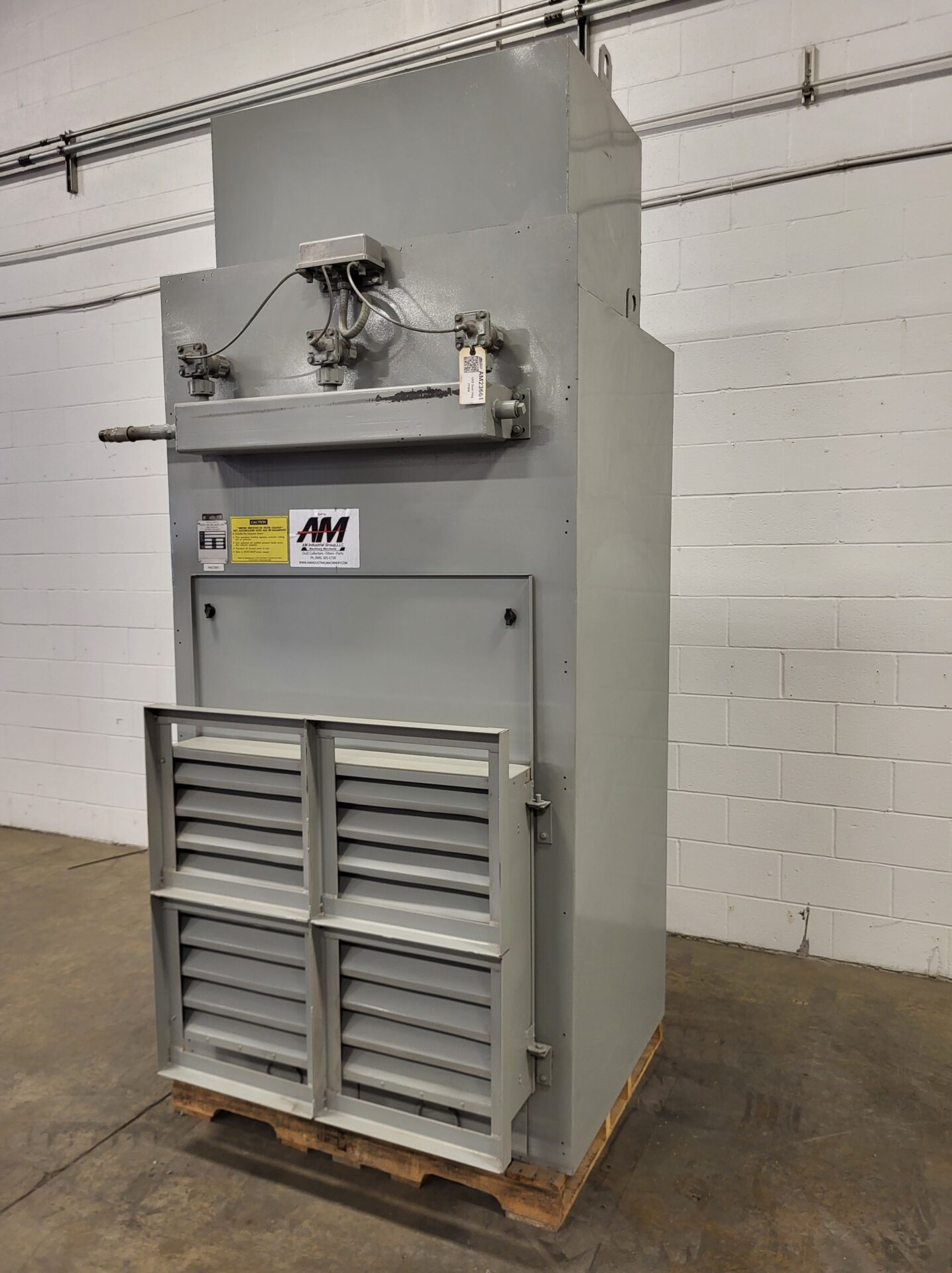 4,500 cfm Dust-Hog / UAS FFBW Booth & Backdraft Dust Collector AM23661 ...