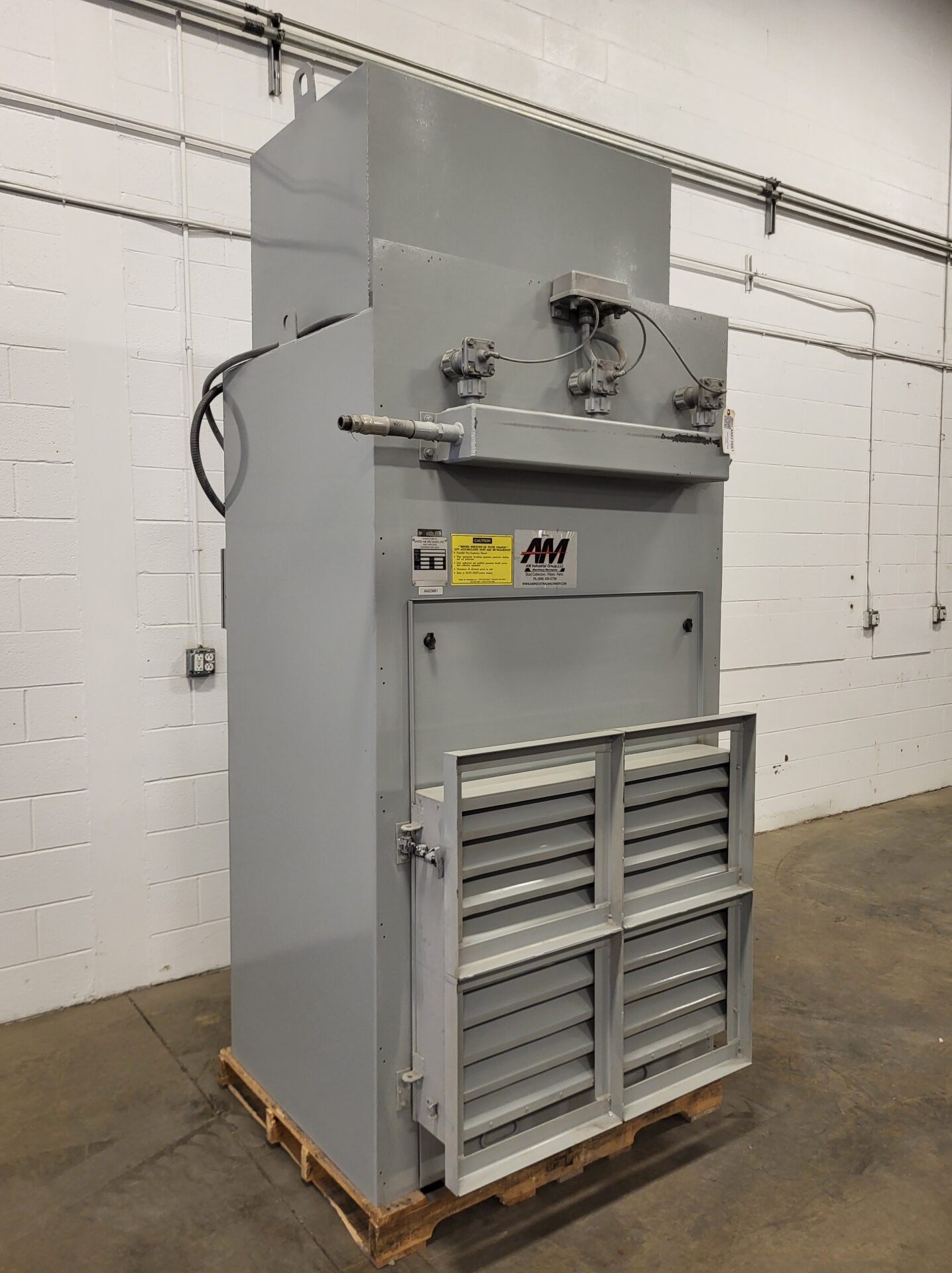 4,500 cfm Dust-Hog / UAS FFBW Booth & Backdraft Dust Collector AM23661 ...