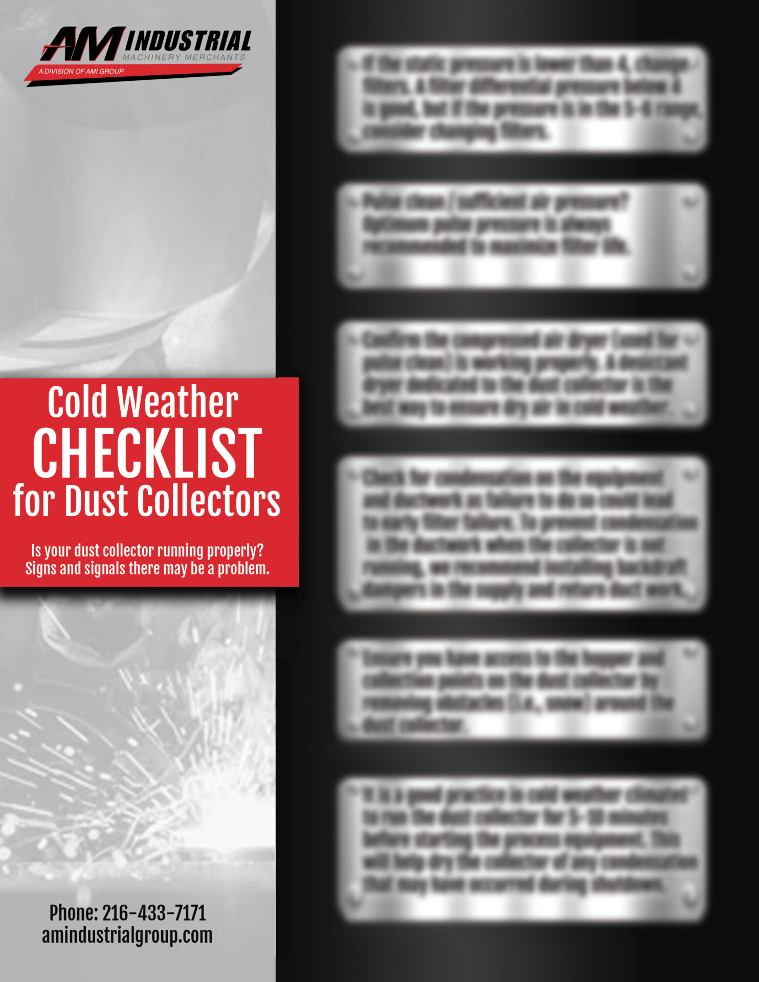 Download Cold Weather Checklist - AM Industrial