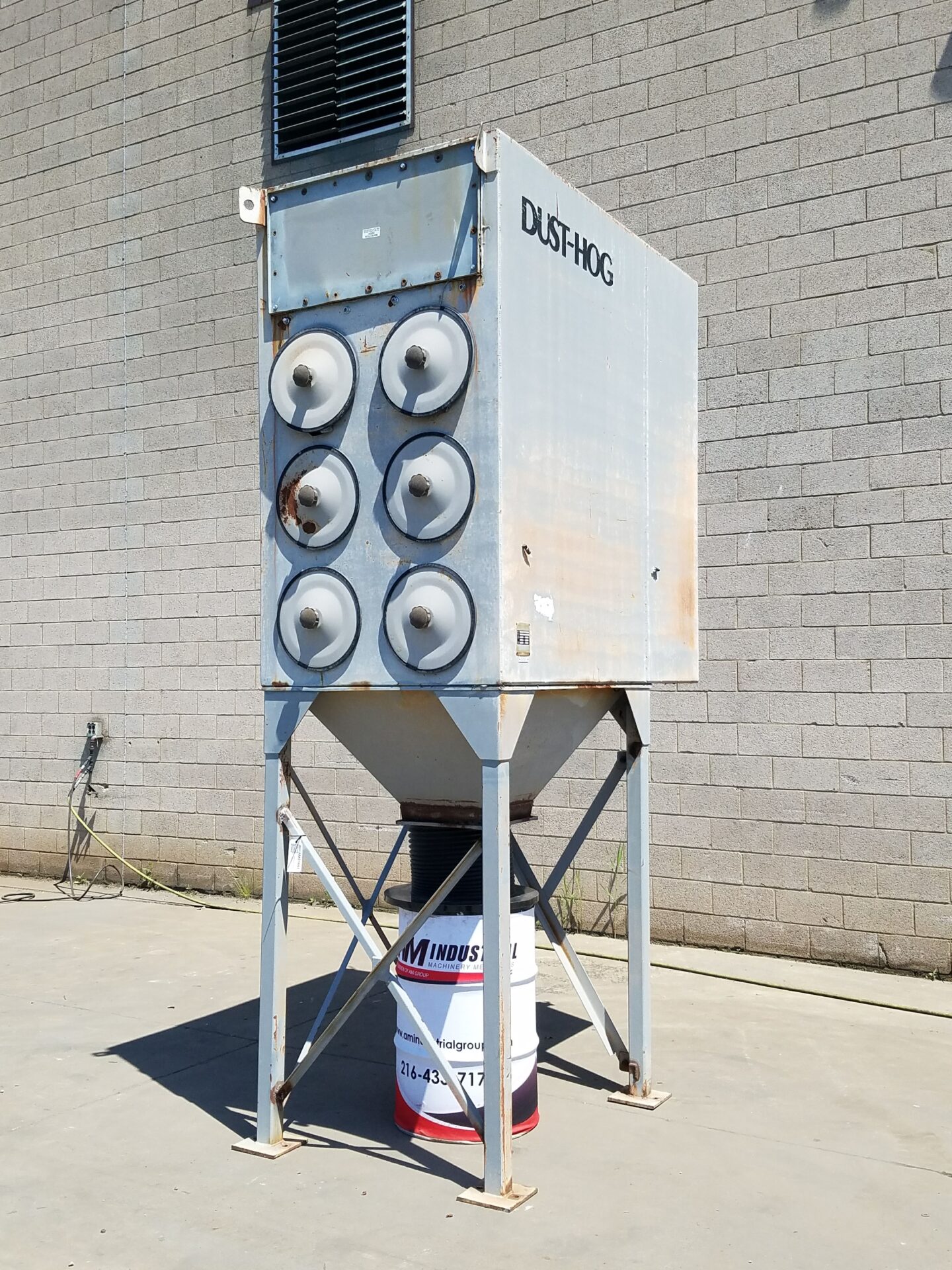 6,000 cfm Dust-Hog / UAS FJH12-3 Cartridge Dust Collector AM21661 - AM ...