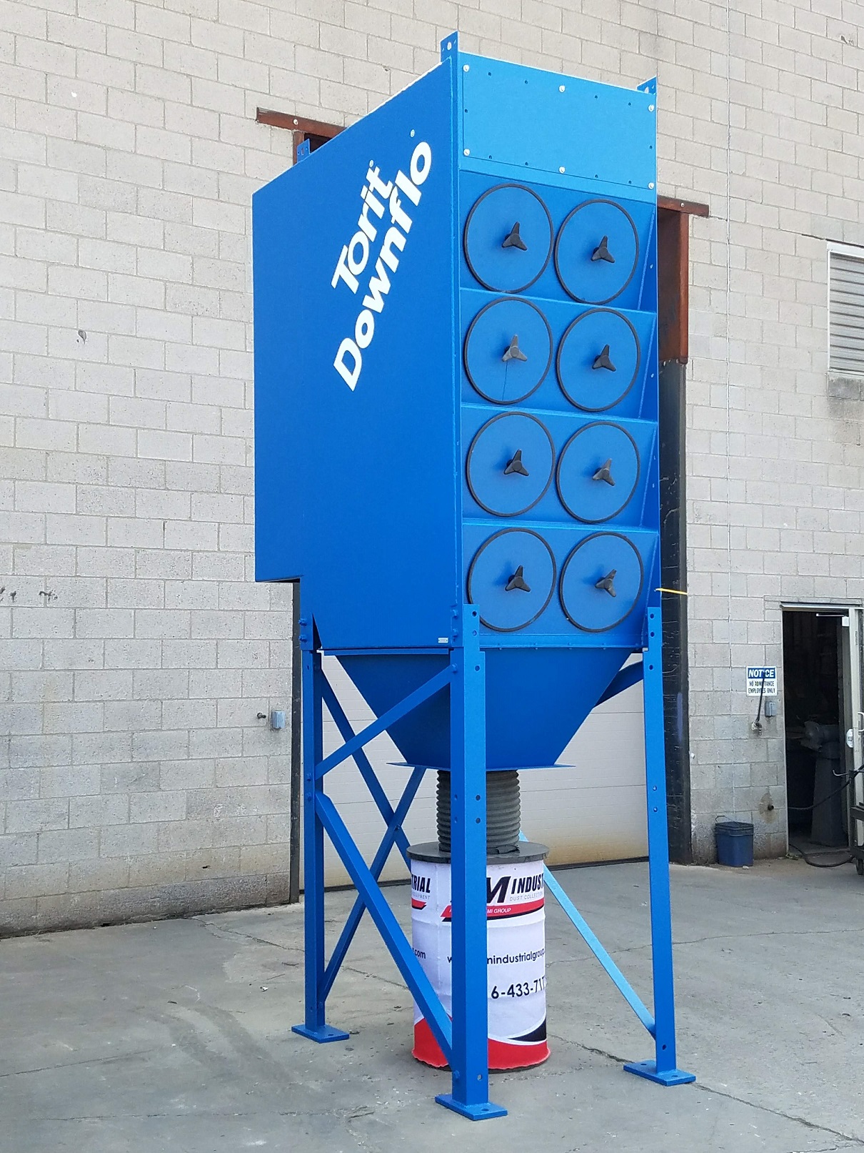 8,000 cfm Donaldson Torit 4DF16 Cartridge Dust Collector AM22497 - AM ...