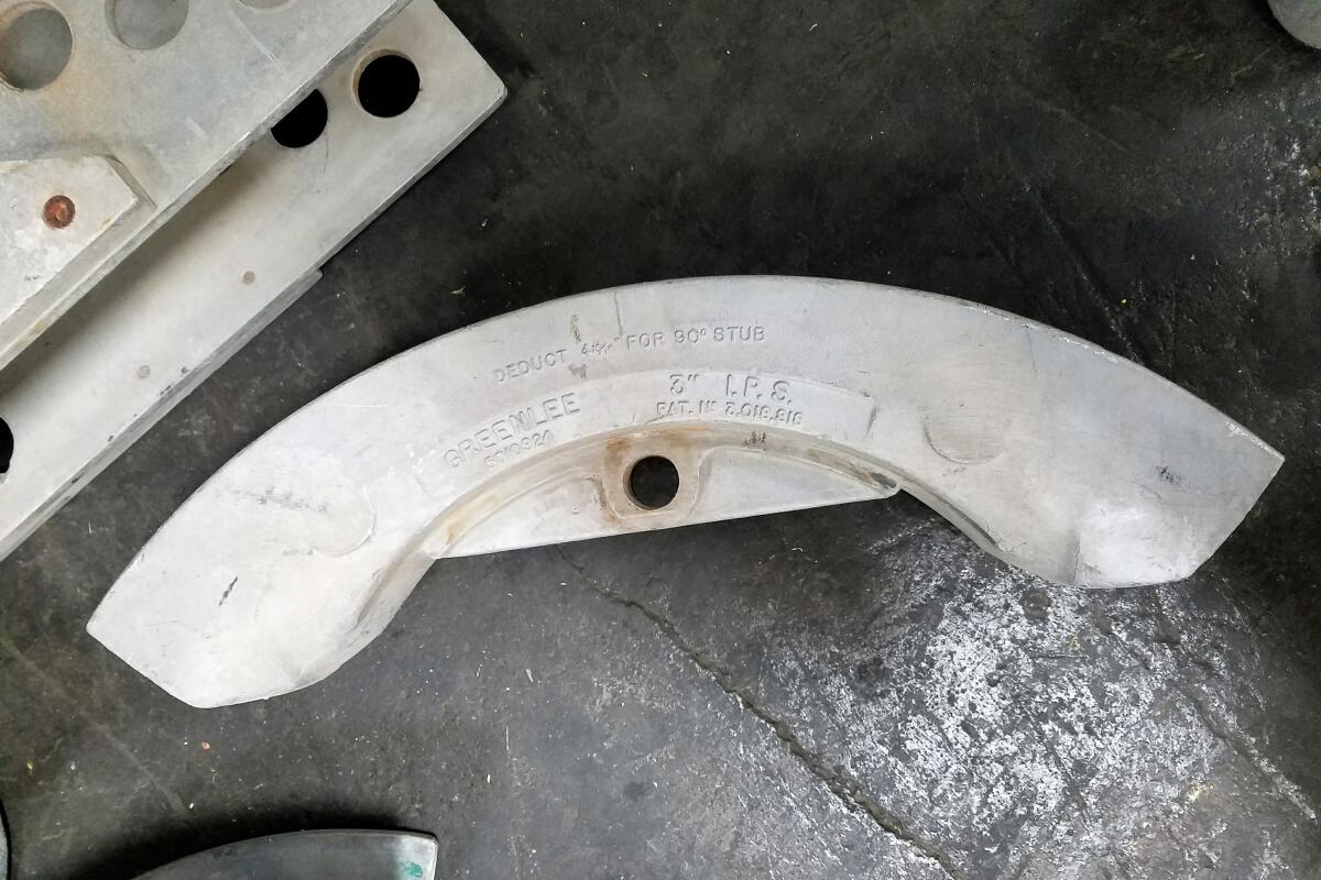 4" Greenlee No.884 Tube Bender Components AM20784 - AM Industrial