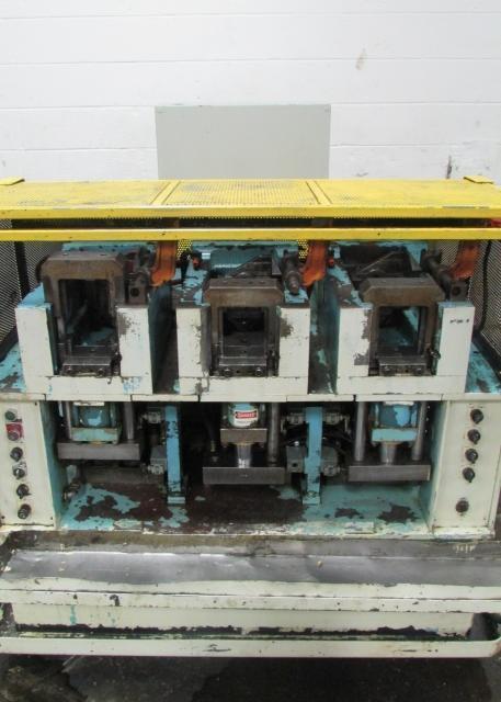 3" Eagle #EEE Triple Head Vise & Ram Tube End Forming Machine