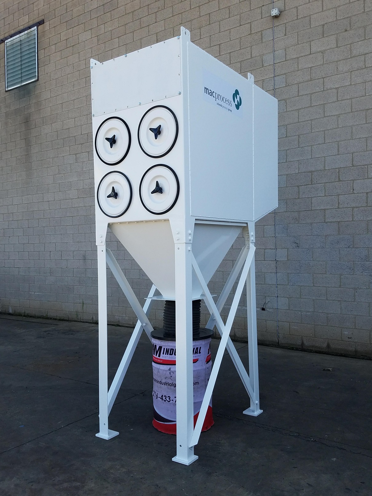 5,000 cfm MAC Process 2M2F8 Cartridge Dust Collector AM22696 - AM ...