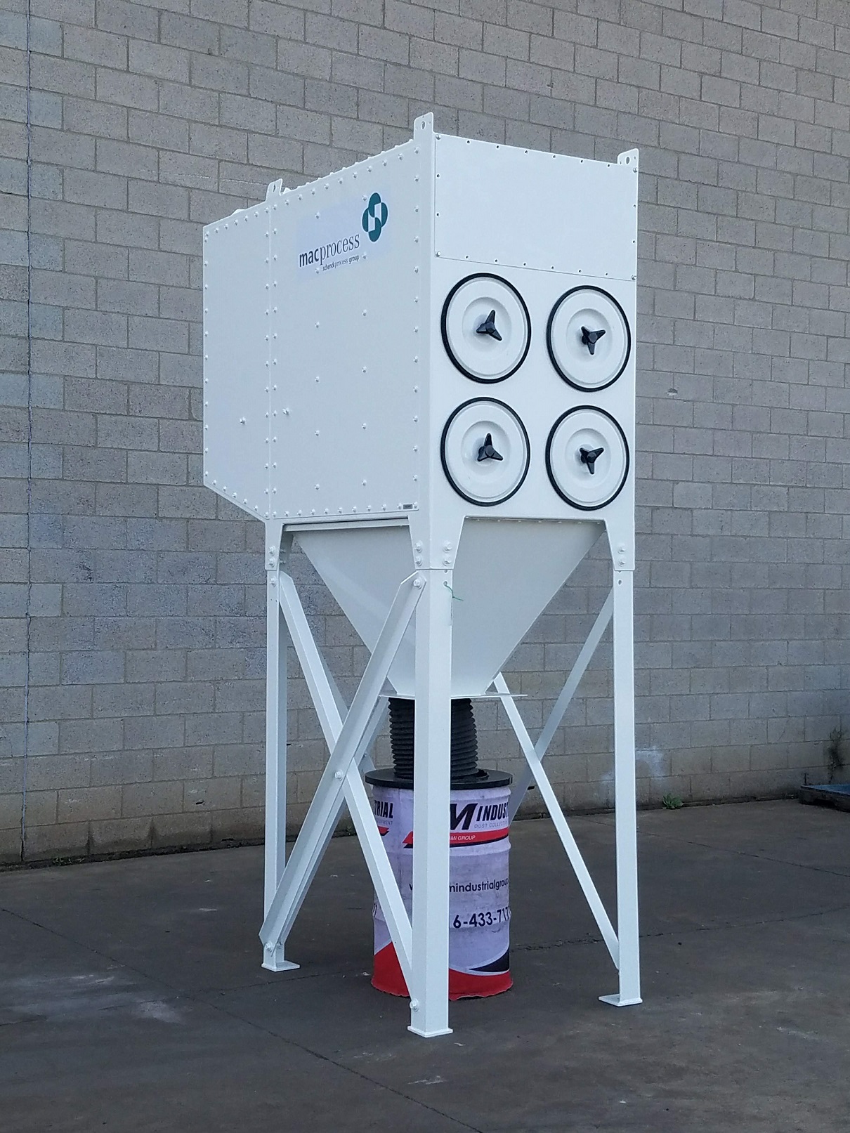 5,000 cfm MAC Process 2M2F8 Cartridge Dust Collector AM22695 - AM ...