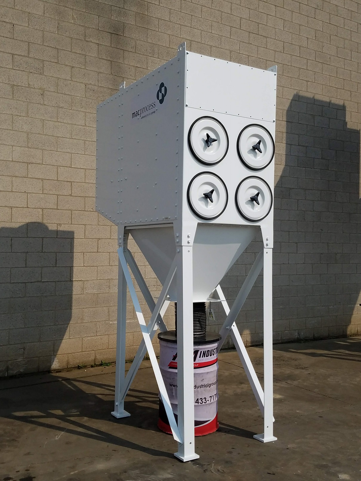 5,000 cfm MAC Process 2M2F8 Cartridge Dust Collector AM22693 - AM ...