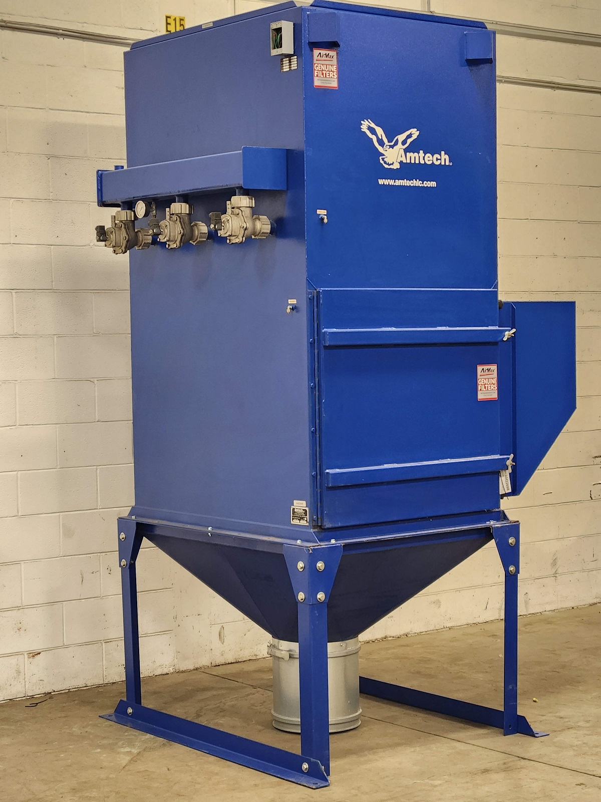 2,500 cfm Amtech ADT-6 Cartridge Dust Collector AM22698 - AM Industrial