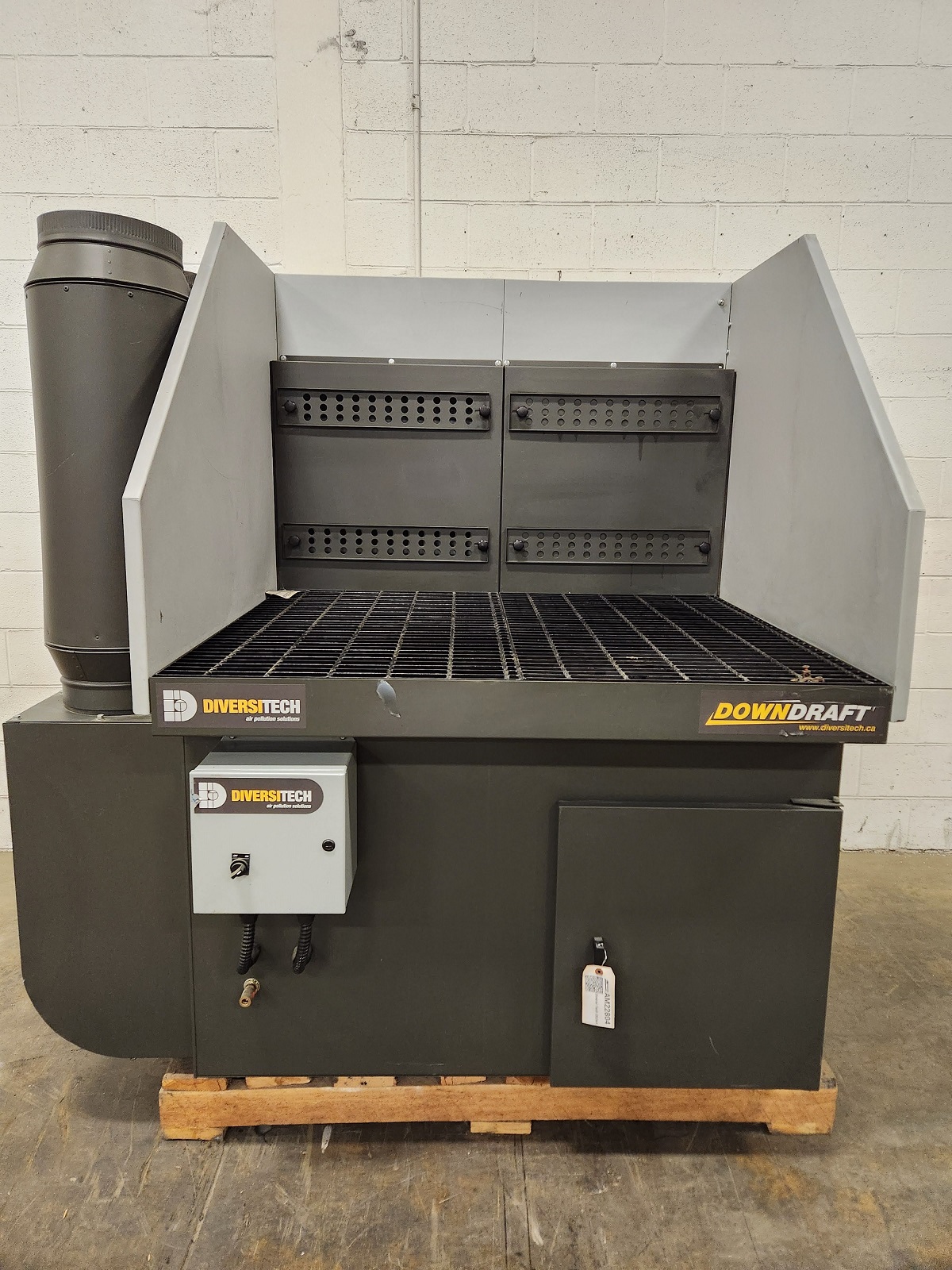 3,000 cfm Diversitech DD-3X4 Downdraft Table Dust Collector AM22804 ...