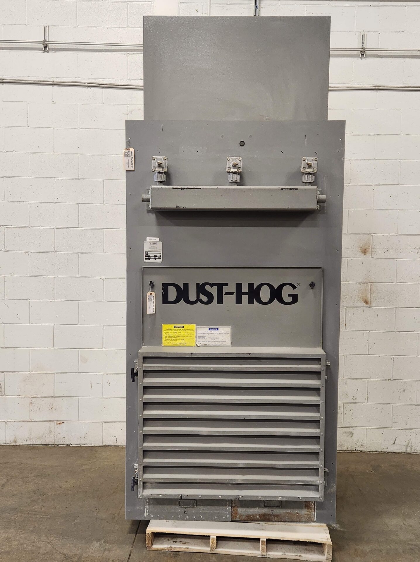 4,500 cfm Dust-Hog / UAS FFBW Booth & Backdraft Dust Collector AM22893 ...
