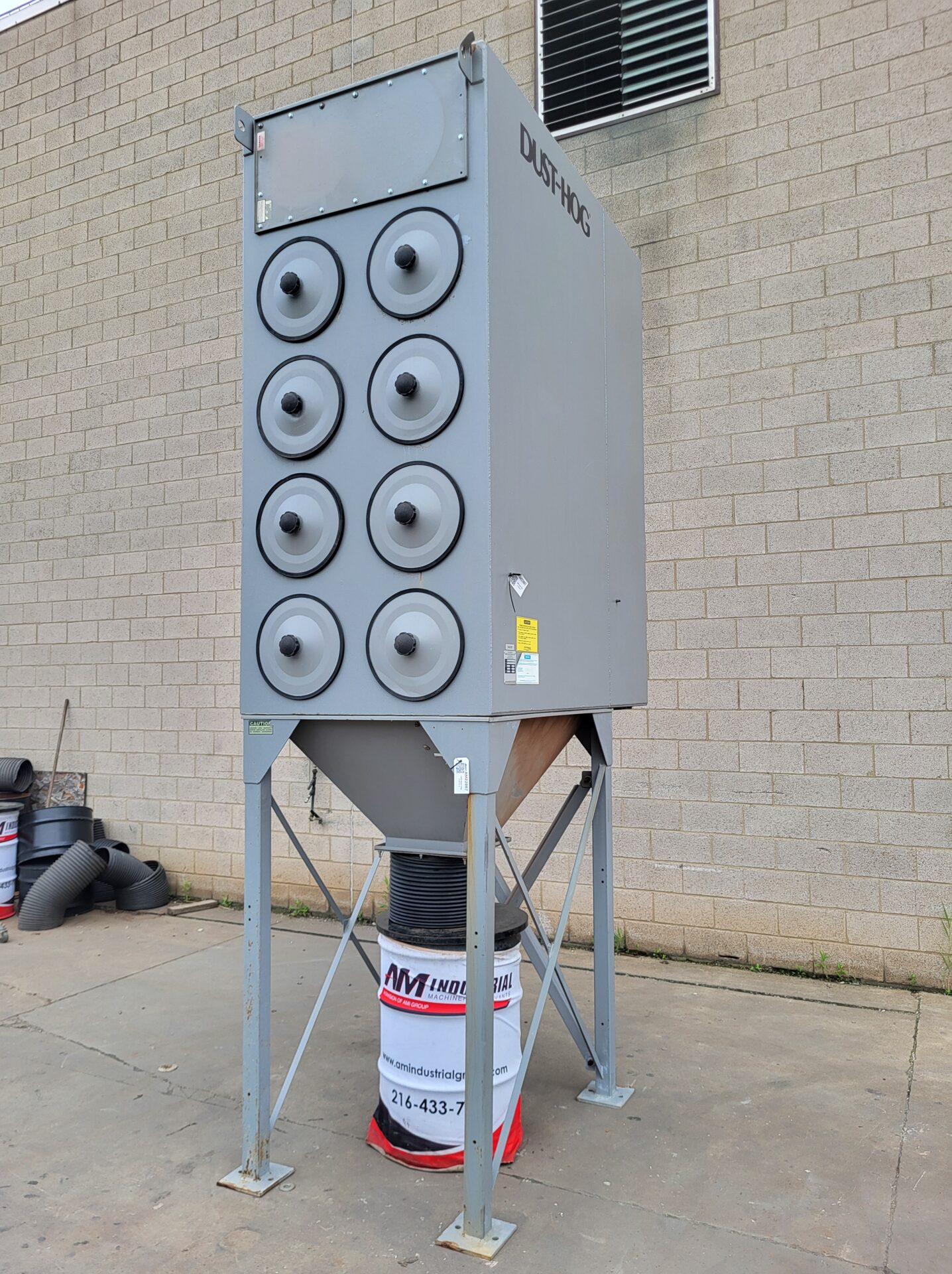 8000 cfm UAS/Dust-Hog FJH16-4 Cartridge Dust Collector AM22887 - AM ...