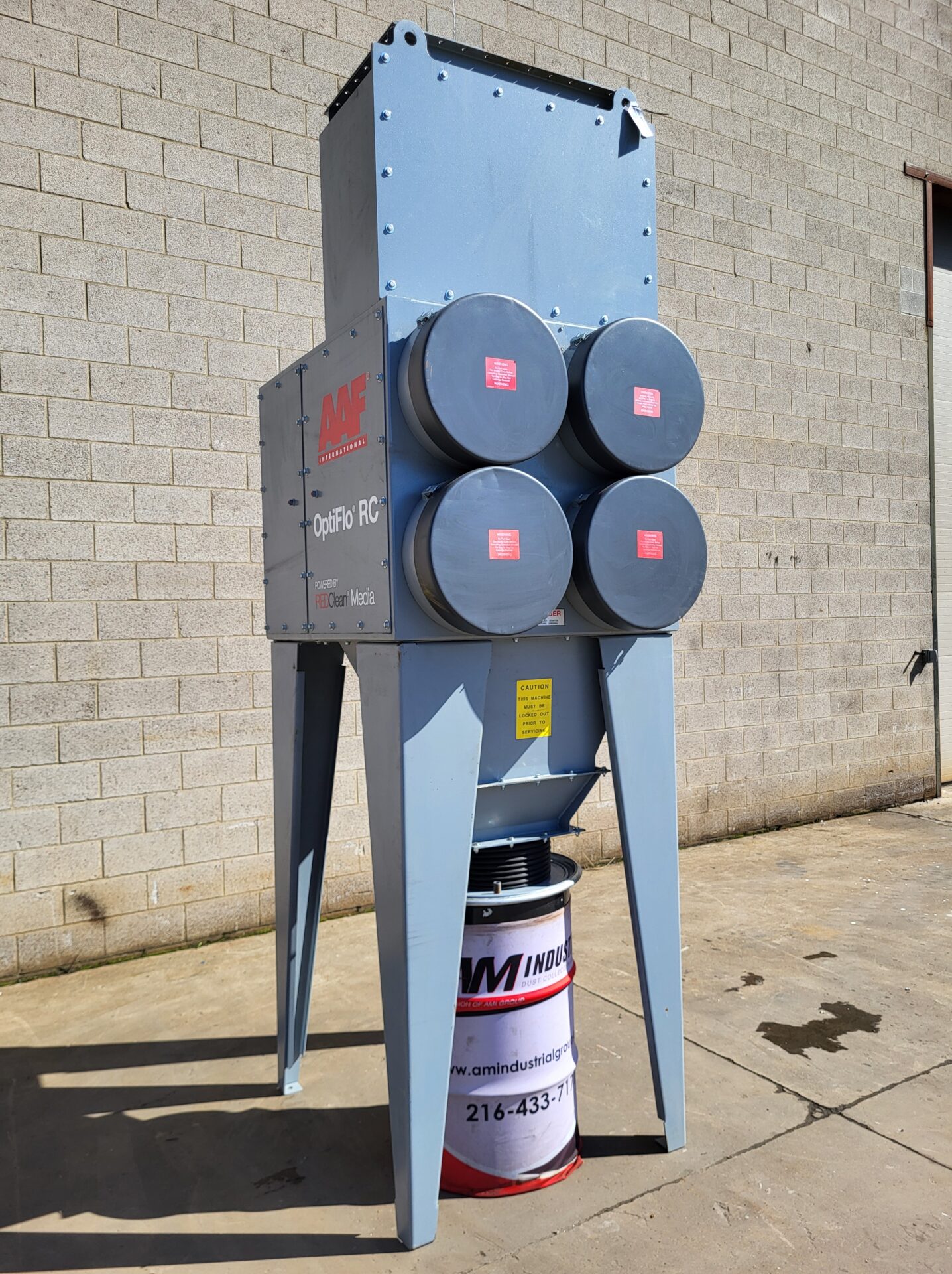 2,000 cfm American Air Filter Optiflo 2RC4 Cartridge Dust Collector ...