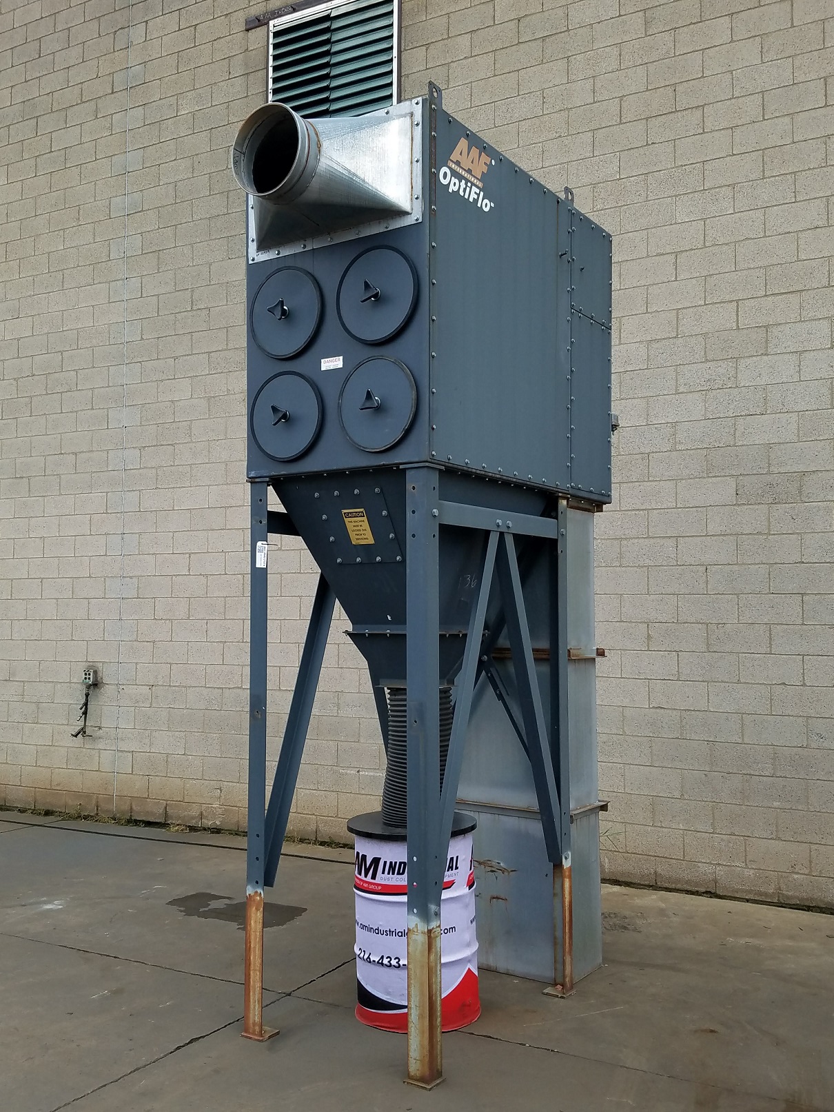 5,000 cfm American Air Filter 2RC8 Cartridge Dust Collector AM22929 ...