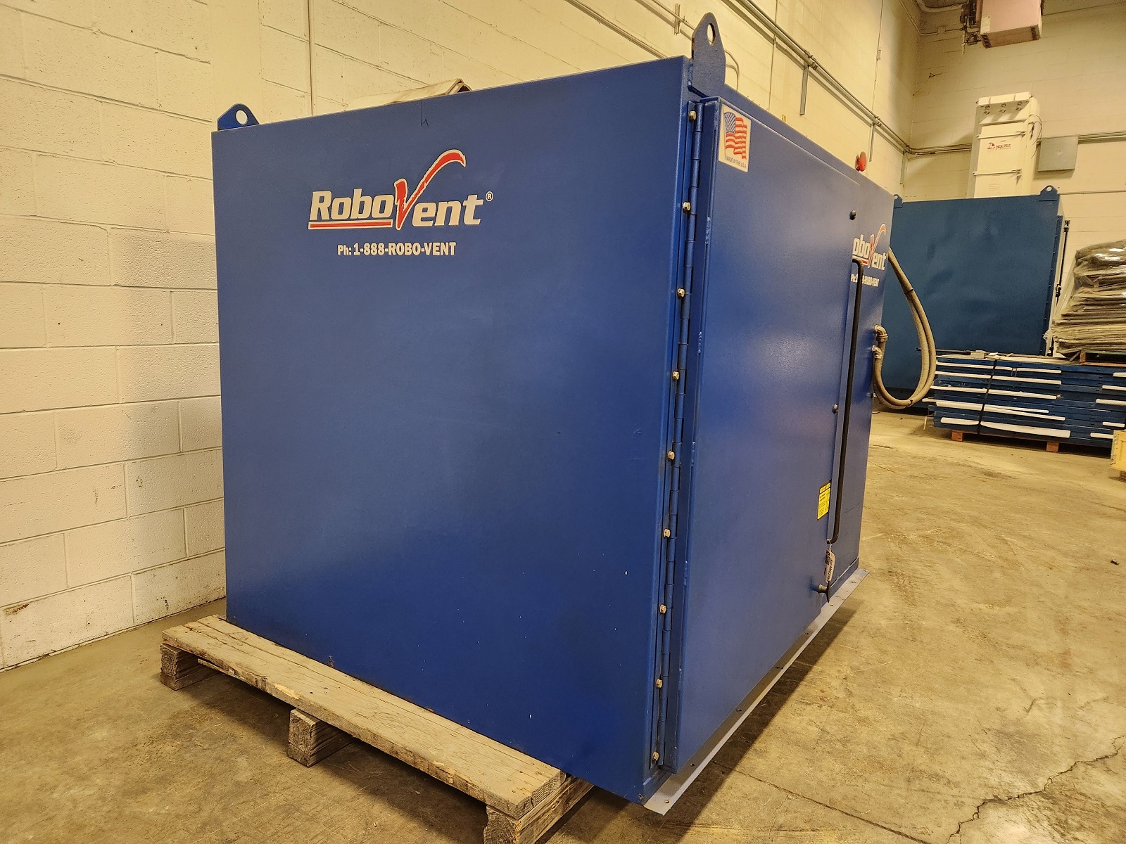 4,050 cfm Robovent FloorSaver DFS-6000-6 Fume Collection Dust Collector ...