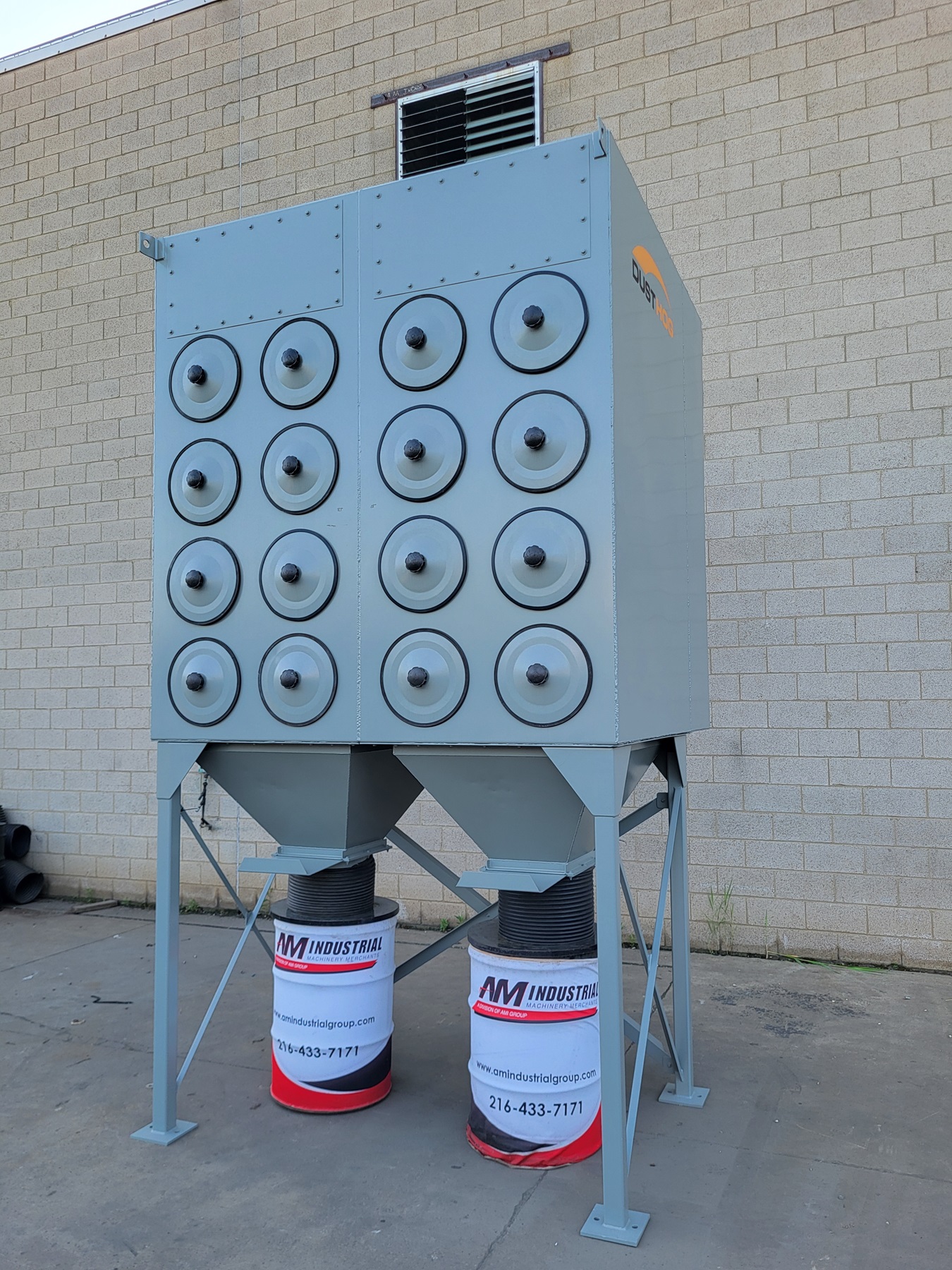 18,000 cfm Dust-Hog / UAS FJH32-4 Cartridge Dust Collector AM23039 - AM ...