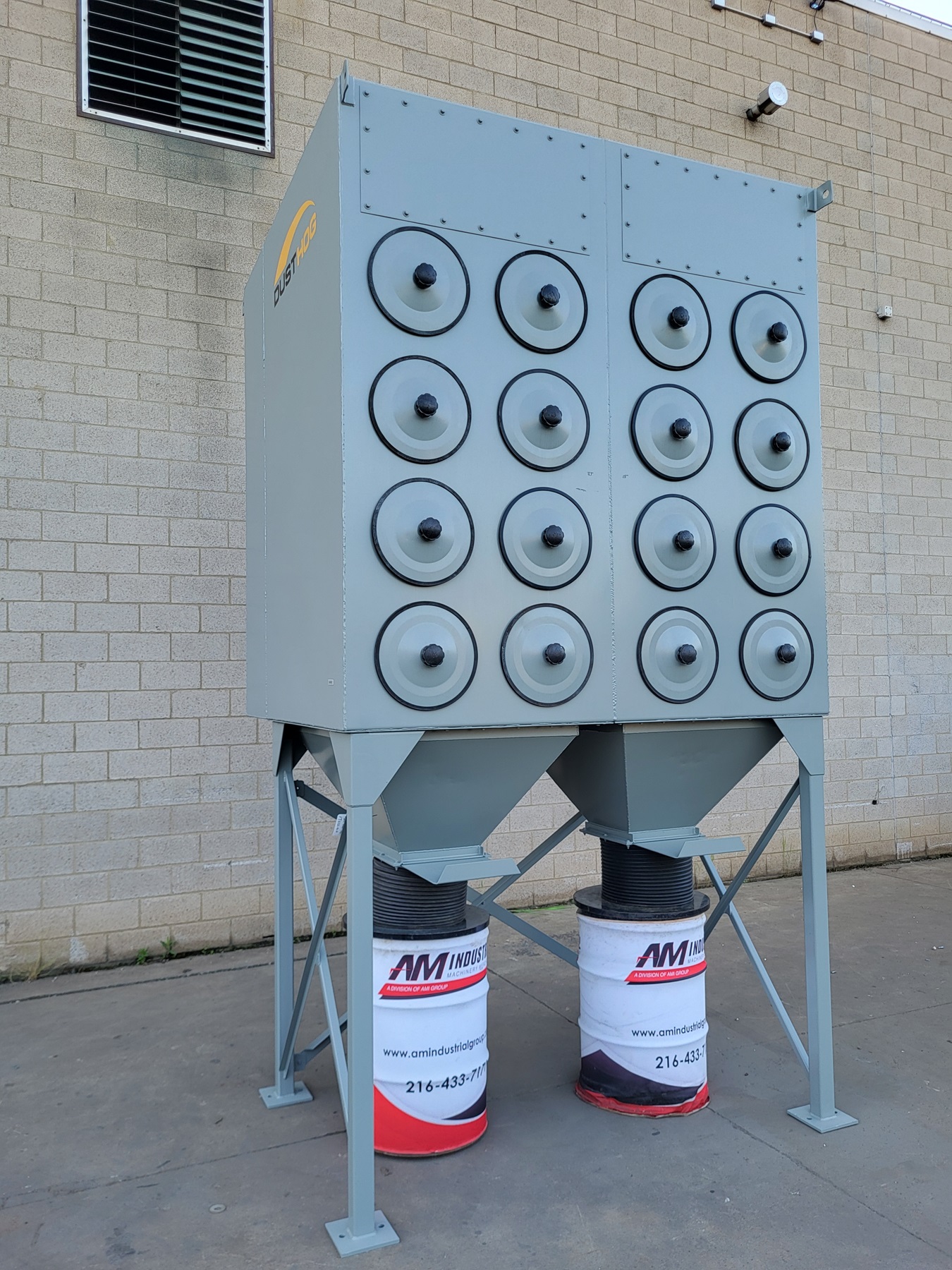 18,000 cfm Dust-Hog / UAS FJH32-4 Cartridge Dust Collector AM23039 - AM ...