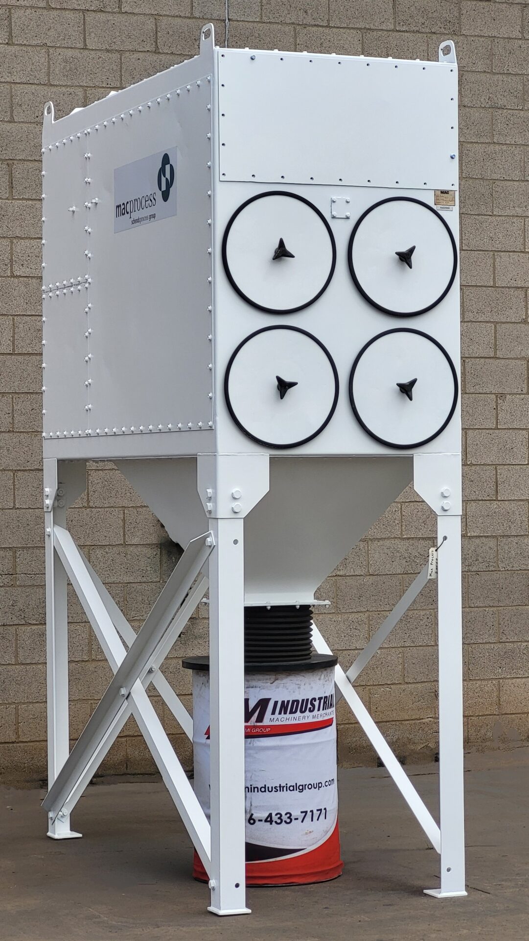 5,000 cfm Mac Process 2MTF8 Cartridge Dust Collector AM22999 - AM ...