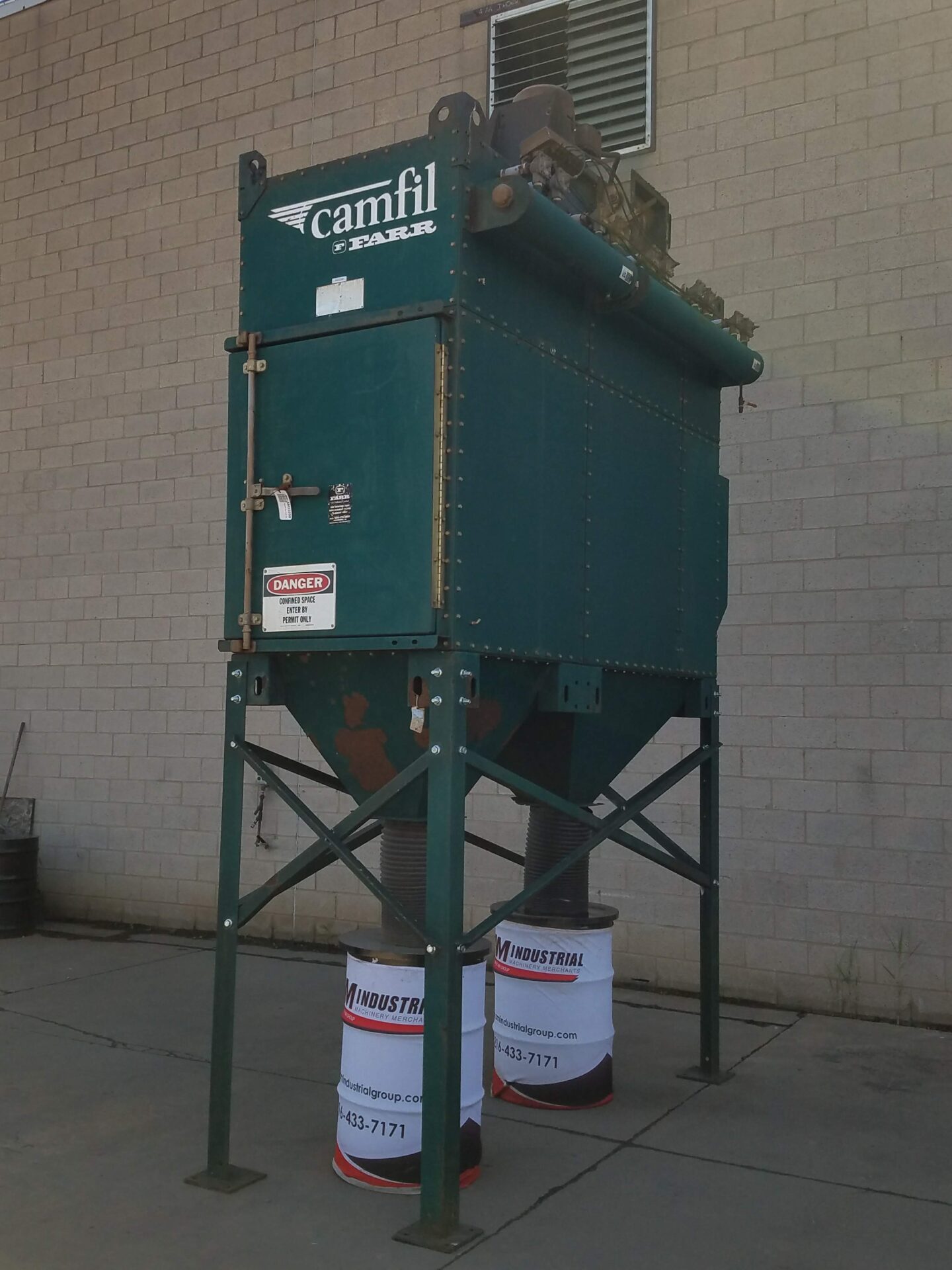 8,000 cfm Camfil Farr GS-10 Cartridge Dust Collector AM23399 - AM ...