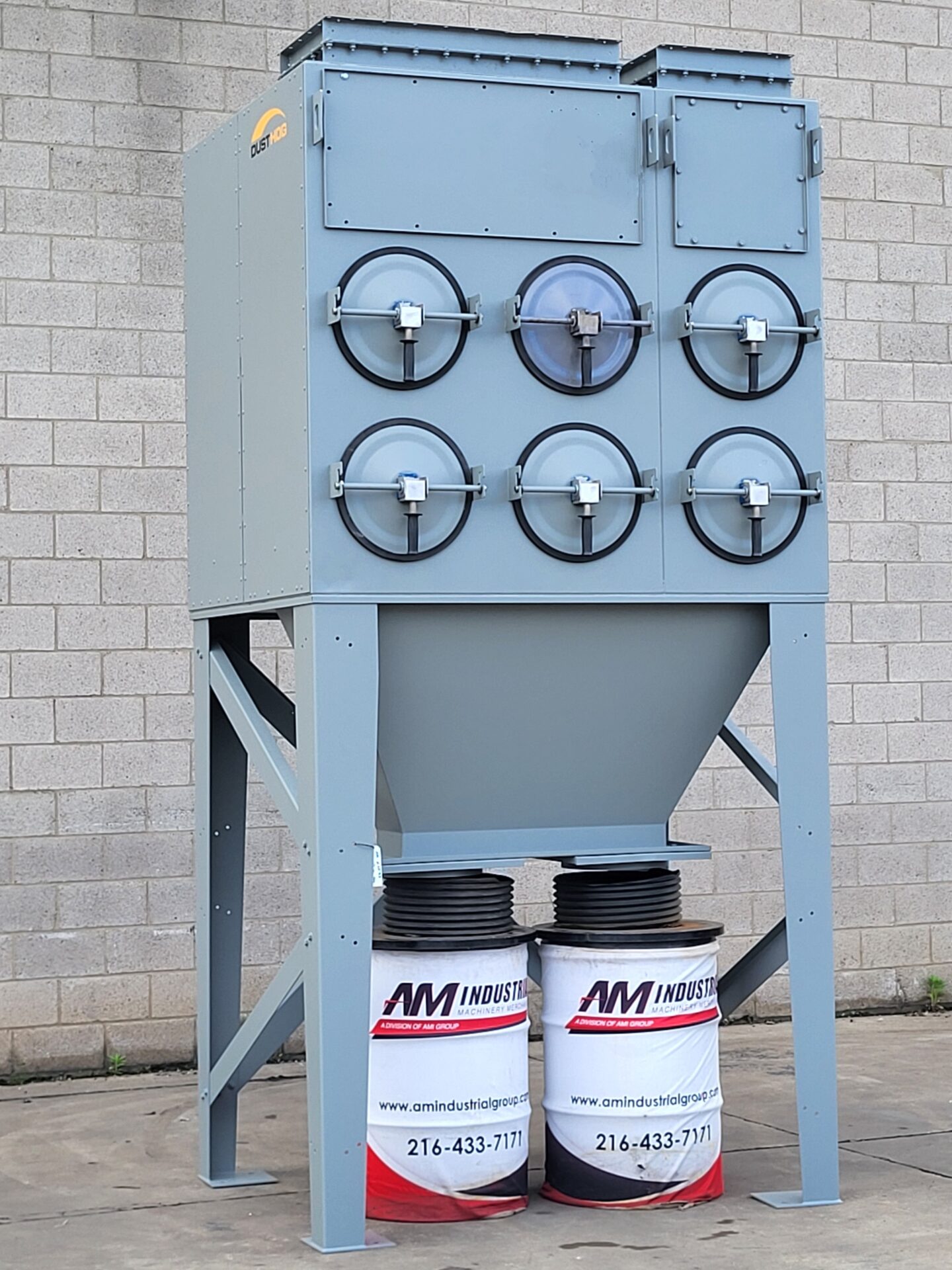 4,000 cfm Dust-Hog / UAS SBS6-2 Cartridge Dust Collector AM23595 - AM ...