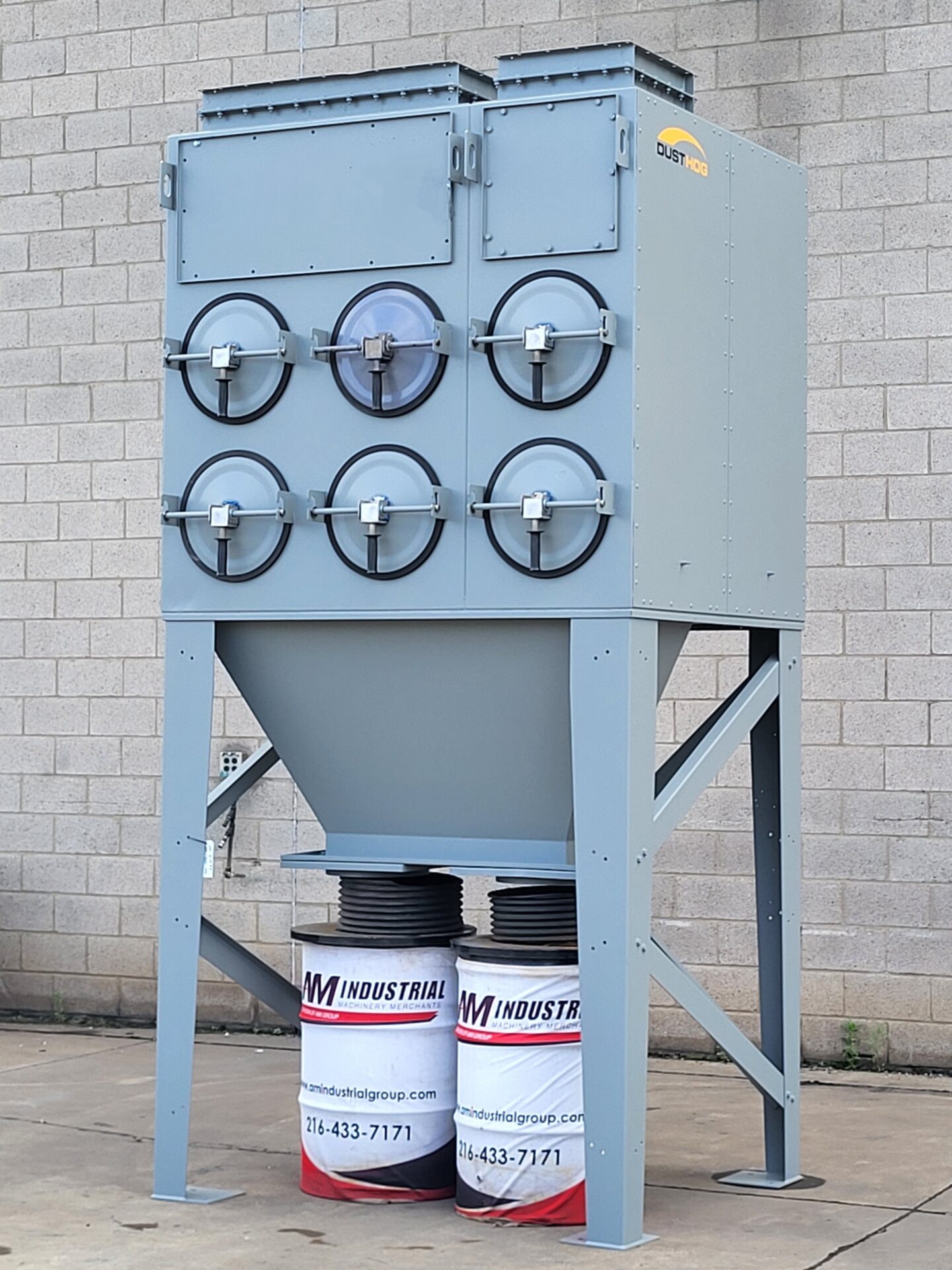 4,000 cfm Dust-Hog / UAS SBS6-2 Cartridge Dust Collector AM23595 - AM ...