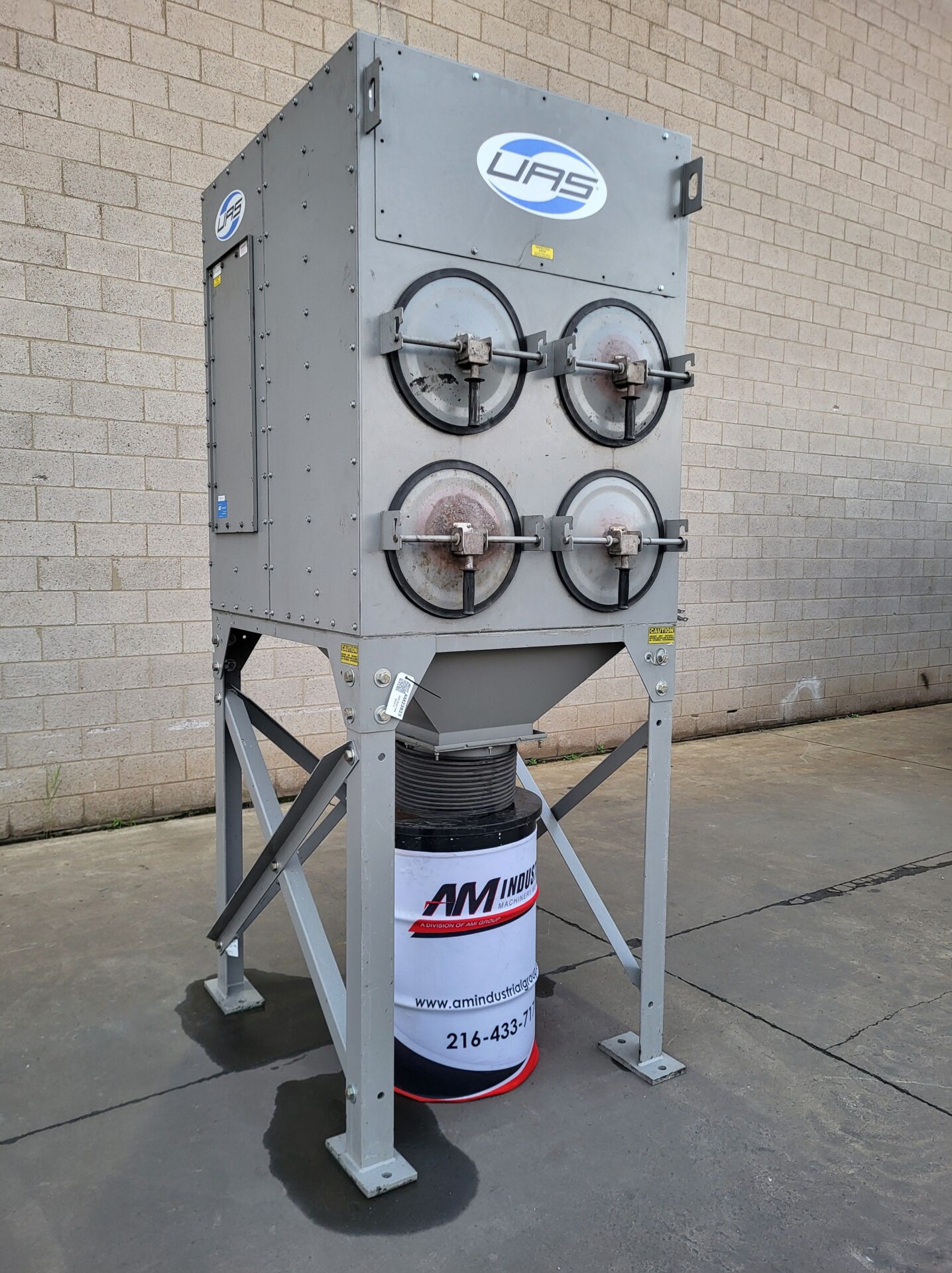 2,500 cfm Dust-Hog / UAS SFC4-2 Cartridge Dust Collector AM23823 - AM ...