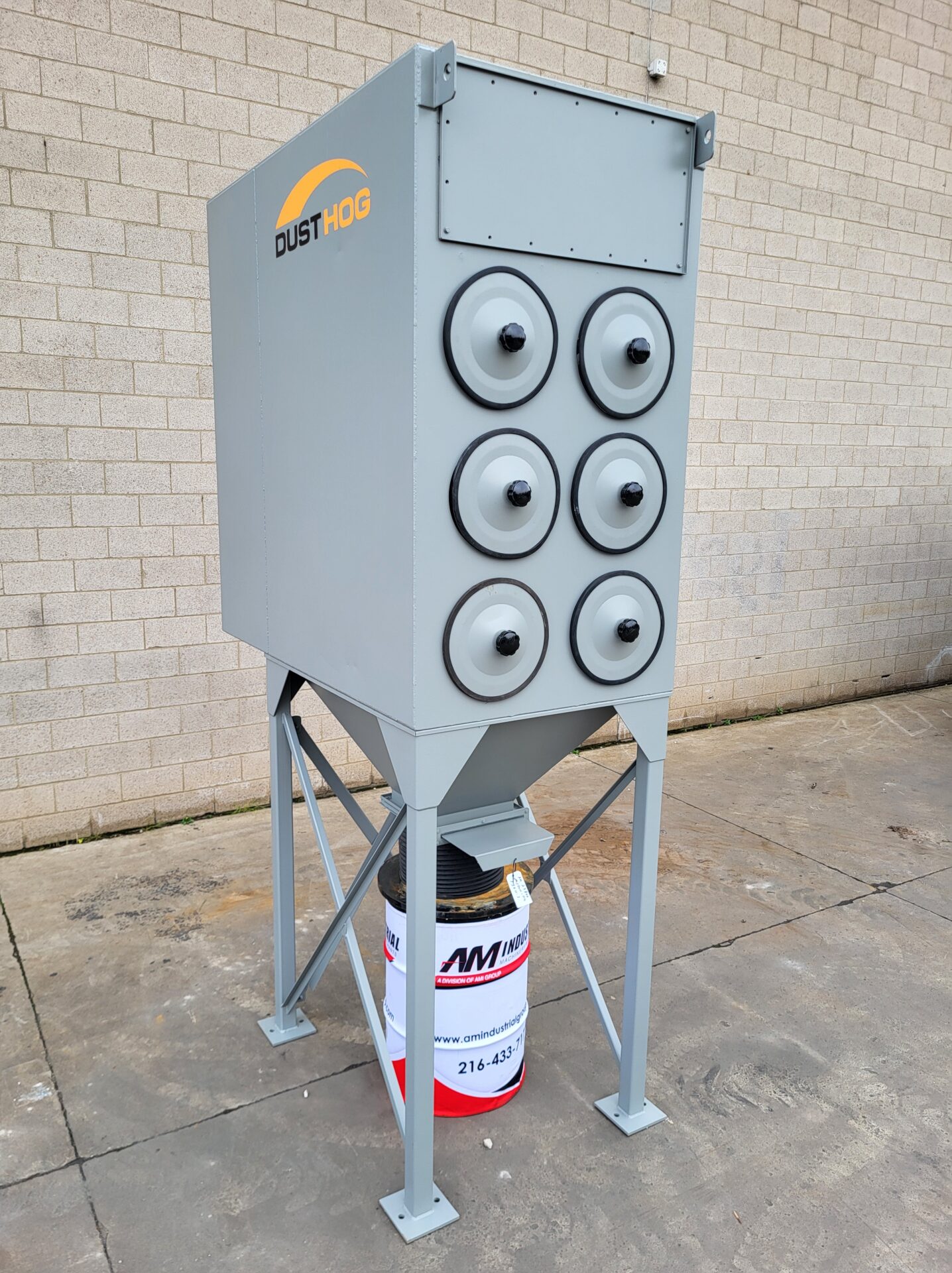 6,000 cfm Dust-Hog / UAS FJH12-3 Cartridge Dust Collector AM23800 - AM ...