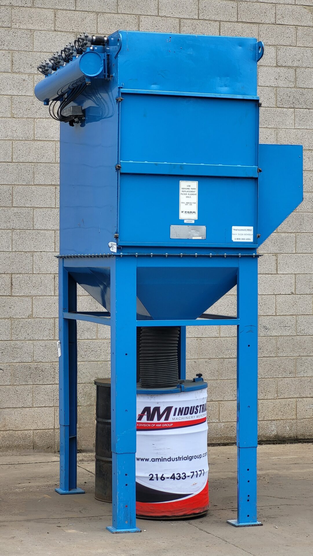 5,000 cfm Camfil Farr 8D Cartridge Dust Collector AM23828 - AM Industrial