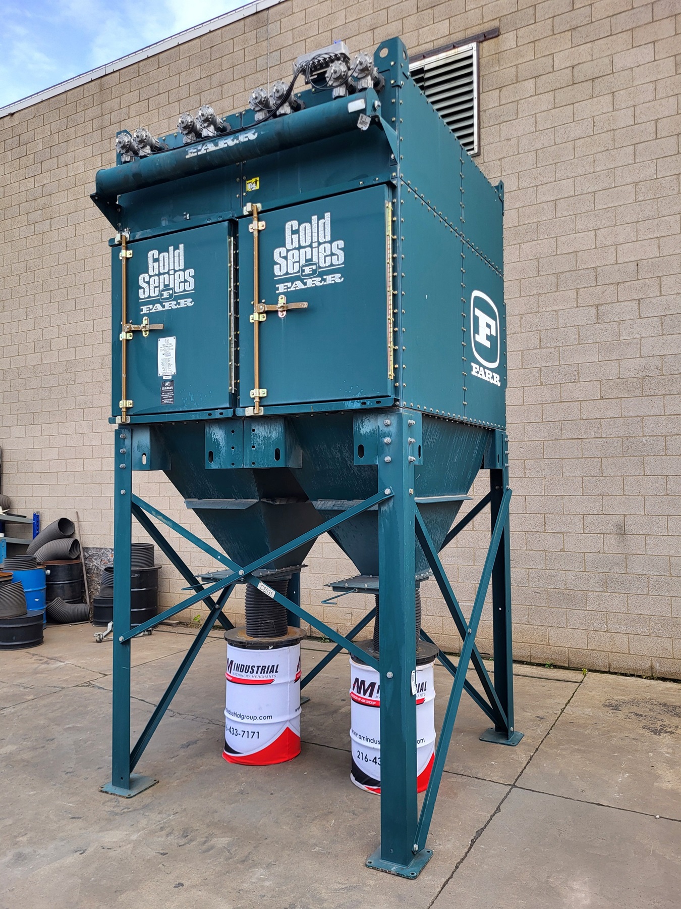 14,000 cfm Camfil Farr GS-16 Cartridge Dust Collector AM23827 - AM ...