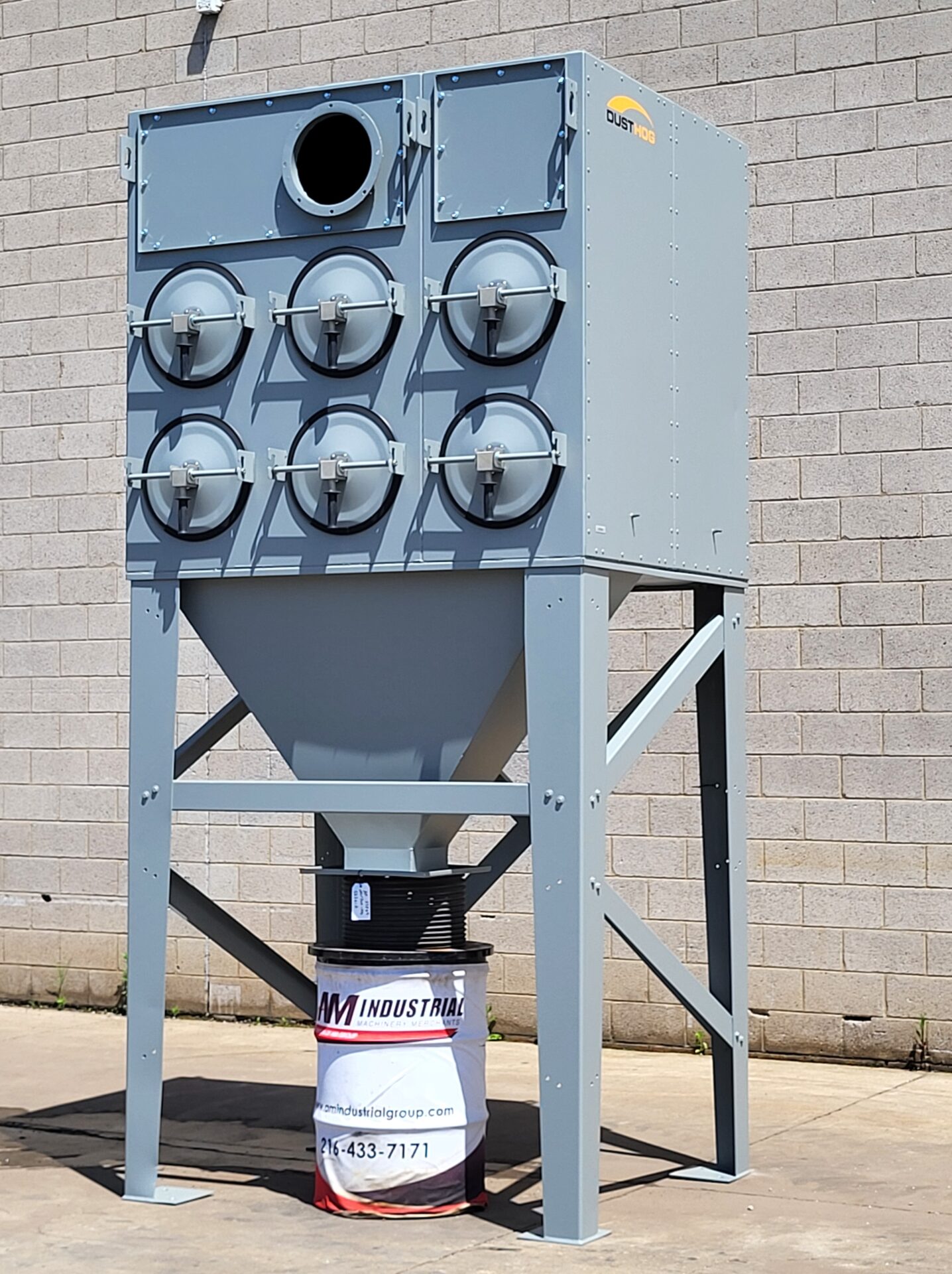 4,000 cfm Dust-Hog / UAS SBS6-2 Cartridge Dust Collector AM23869 - AM ...