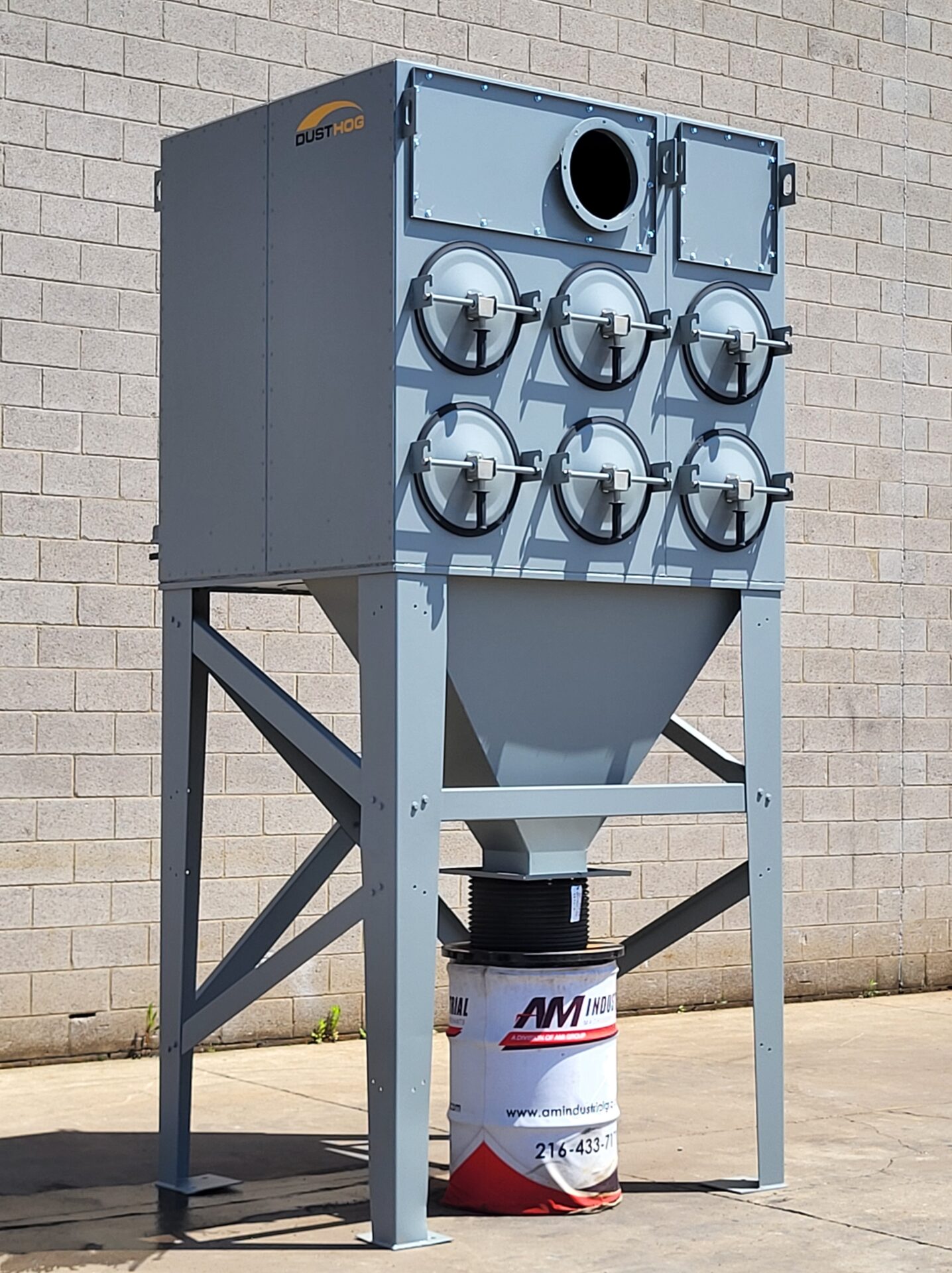 4,000 cfm Dust-Hog / UAS SBS6-2 Cartridge Dust Collector AM23869 - AM ...