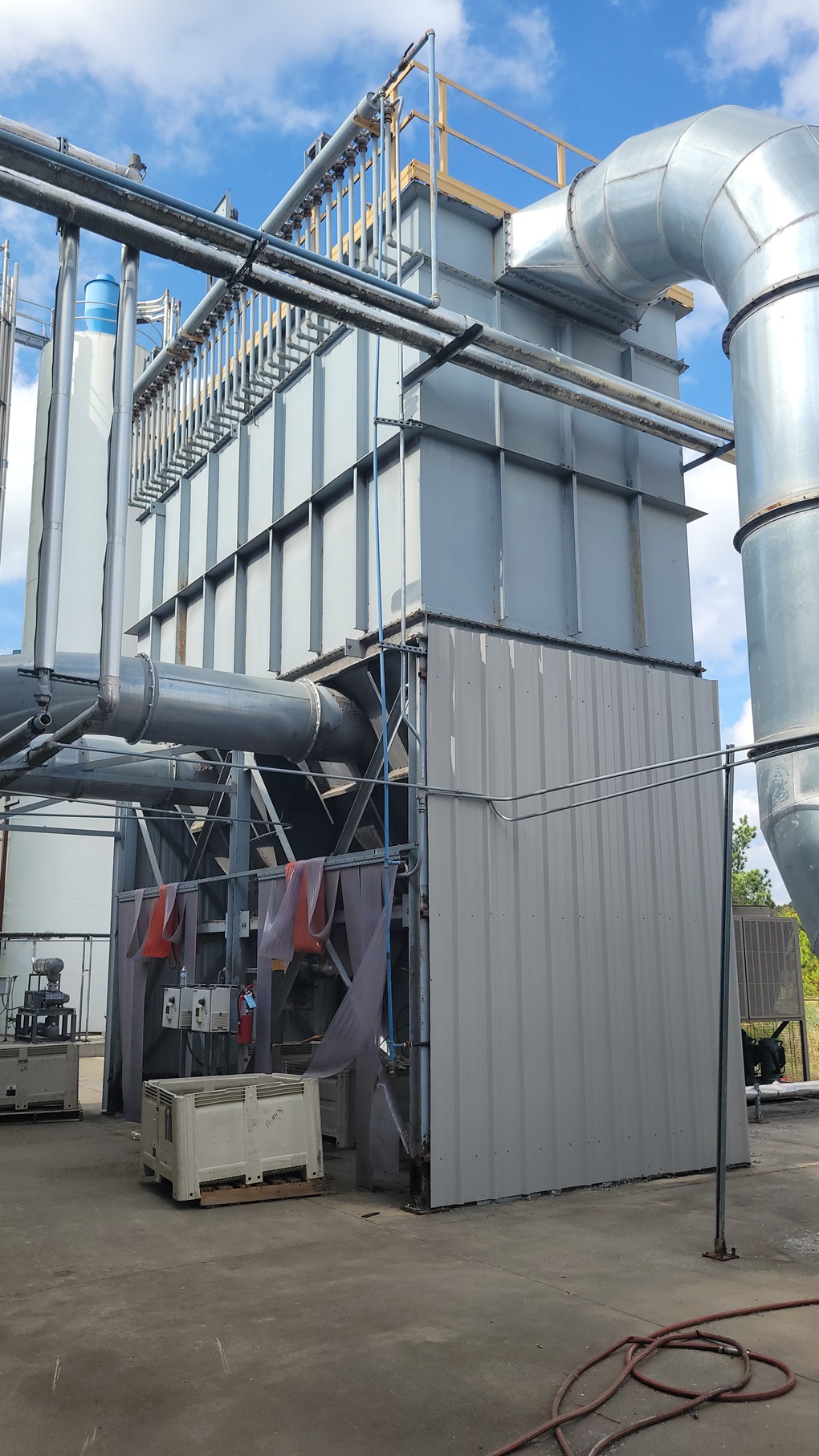 60,000 cfm U.S. Air Filtration 3215-120 Baghouse Dust Collector AM23892 ...