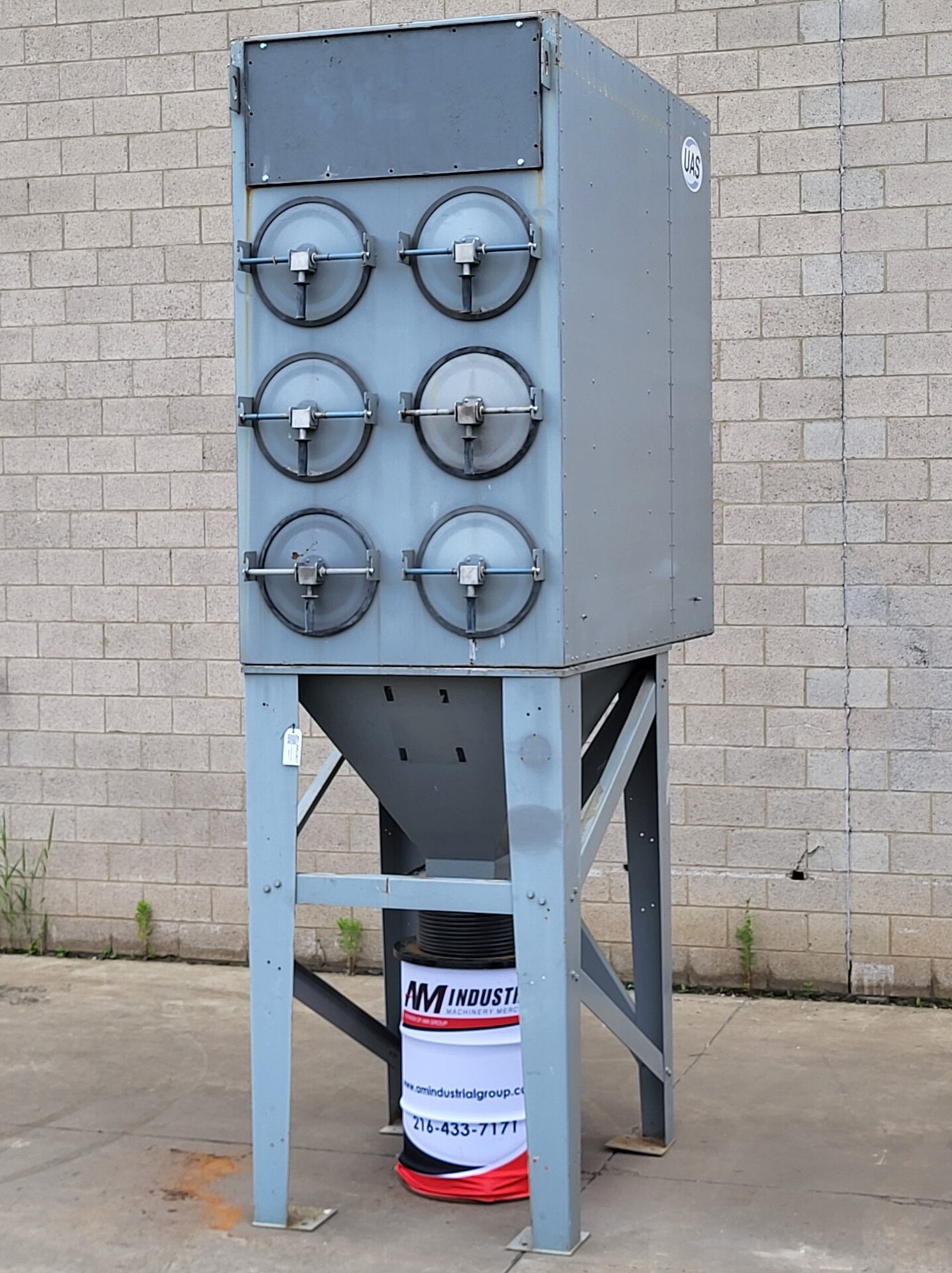 8,000 cfm Dust-Hog / UAS SBD12-3 Cartridge Dust Collector AM23871 - AM ...