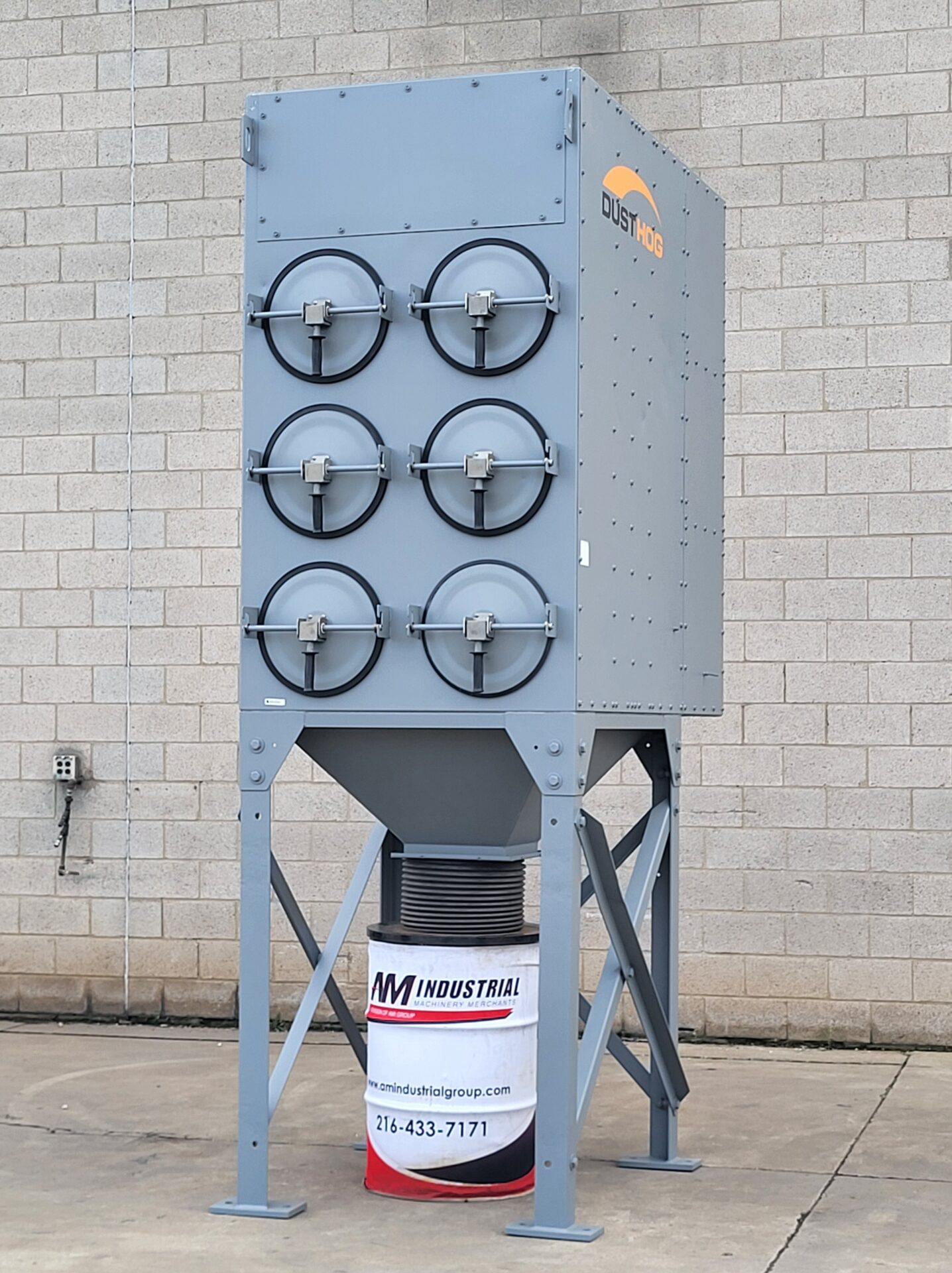 7,000 cfm Dust-Hog / UAS SFC12-3 Cartridge Dust Collector AM24064 - AM ...