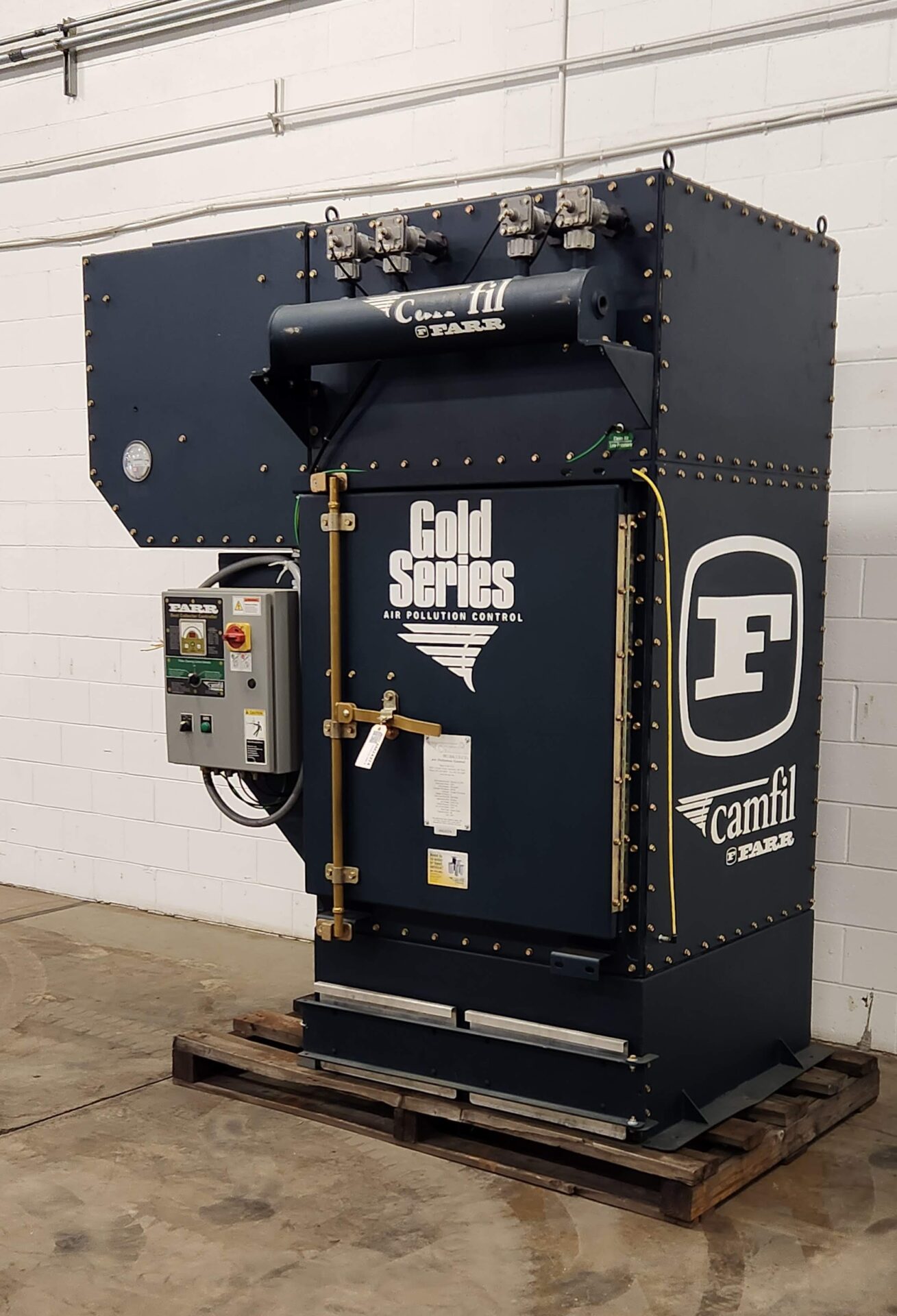 2,500 cfm Camfil Farr GSP-4 Cartridge Dust Collector AM24374 - AM ...
