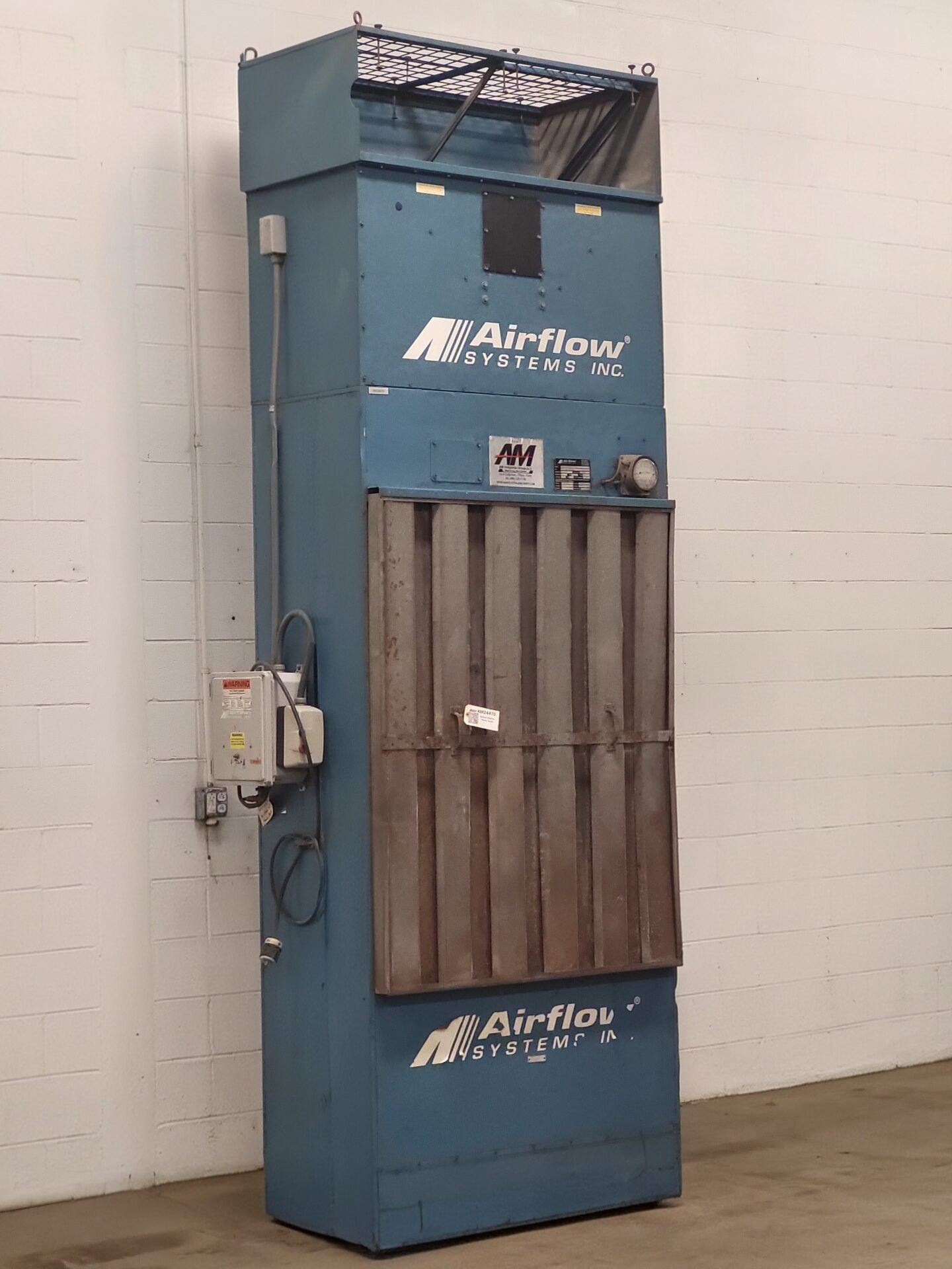 4,500 cfm Airflow Systems Power Booth & Backdraft Dust Collector ...