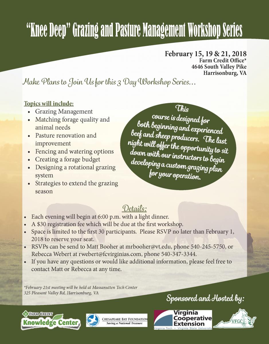 Knee Deep Grazing and Pasture Management Workshop | American Forage and ...