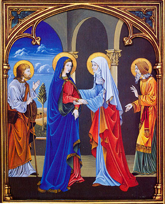 Happy Feast of the Visitation of the Virgin Mary to St. Elizabeth! : r/Christianity