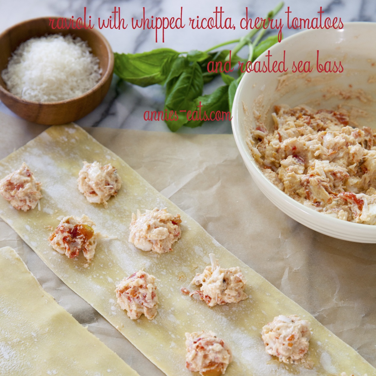 sea bass ravioli - Everyday Annie